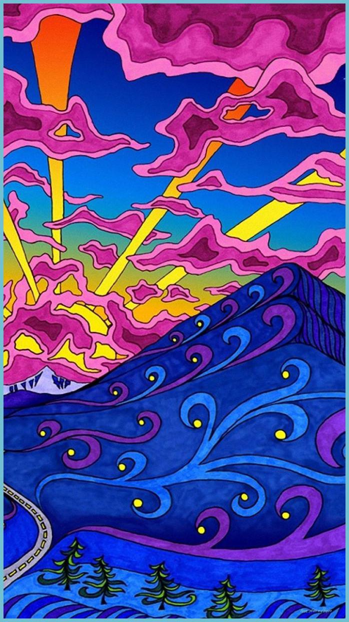 Trippy Blue Wallpapers - Top Free Trippy Blue Backgrounds - WallpaperAccess