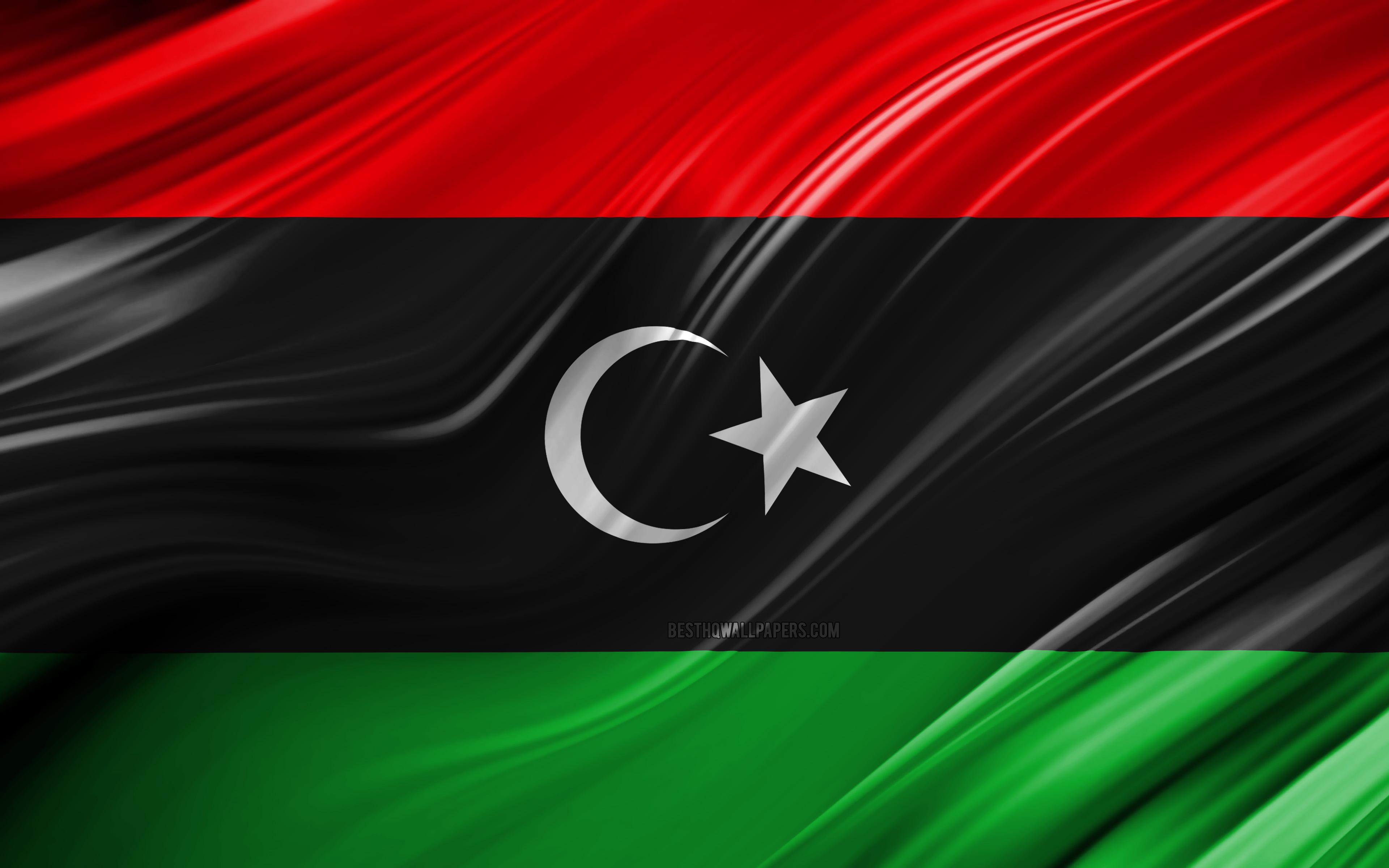 Libya Flag Wallpapers - Top Free Libya Flag Backgrounds - WallpaperAccess
