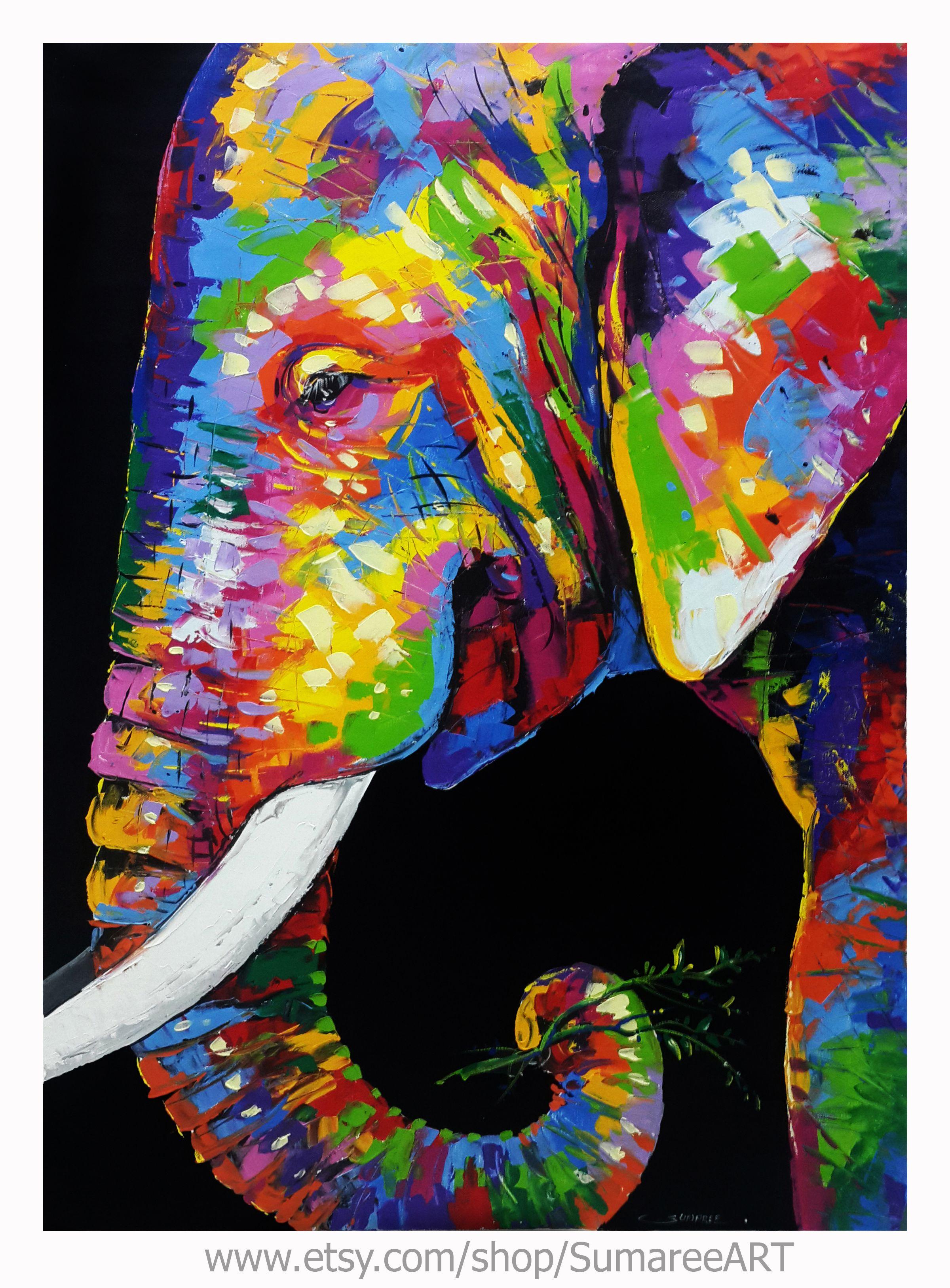Colorful Elephant Art Wallpapers - Top Free Colorful Elephant Art ...