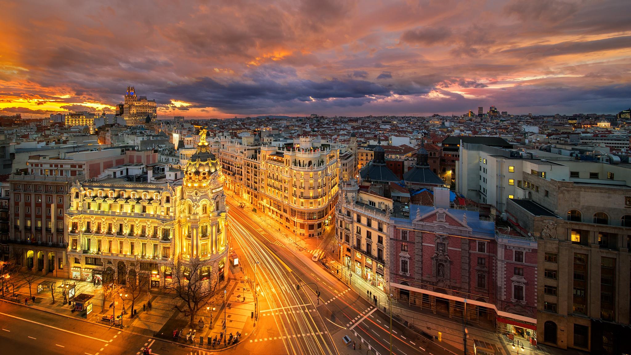Night Madrid Spain Wallpapers - Top Free Night Madrid Spain Backgrounds ...