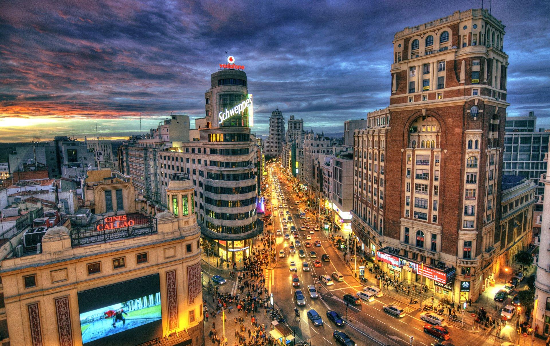 Night Madrid Spain Wallpapers - Top Free Night Madrid Spain Backgrounds ...