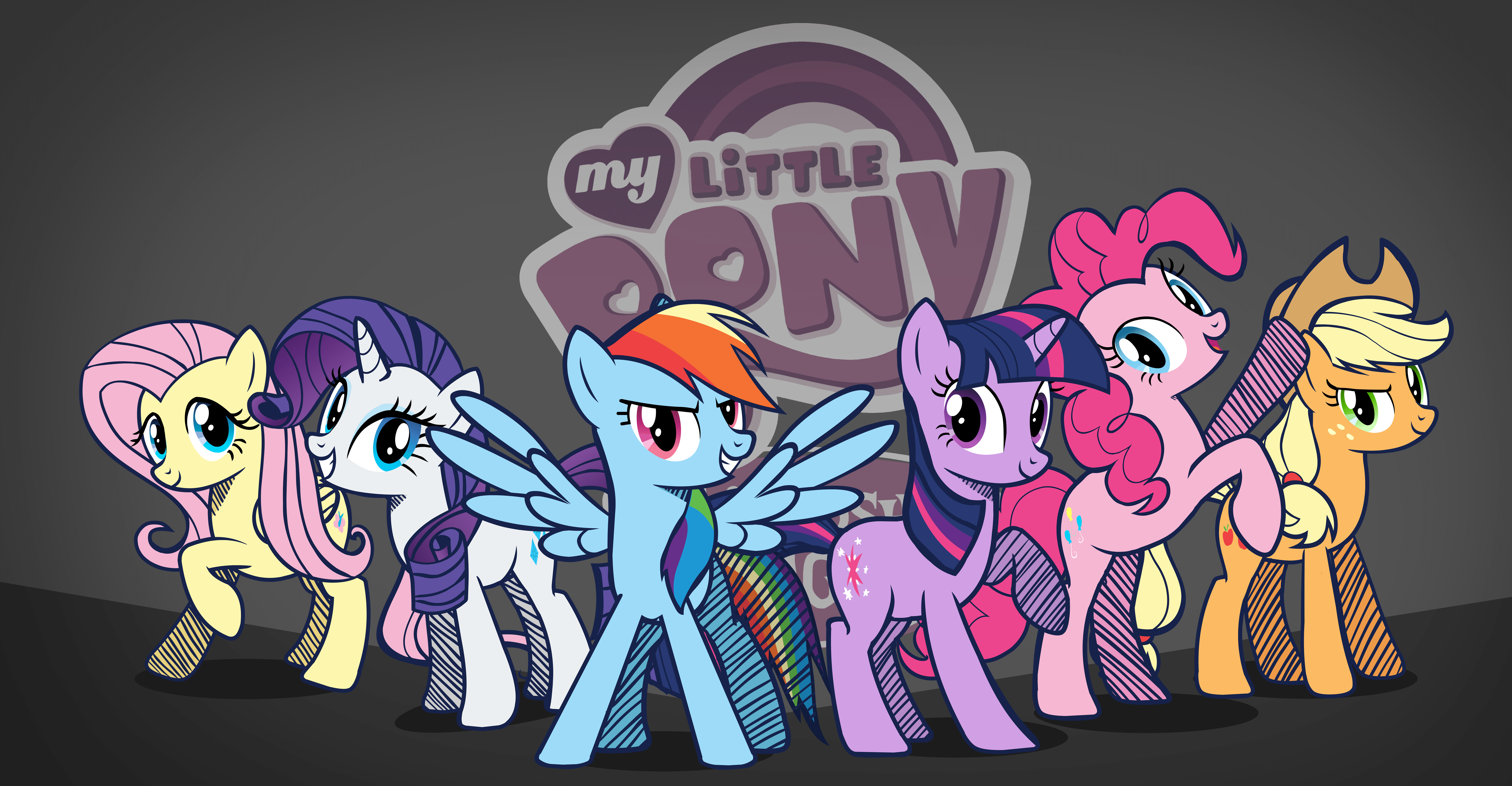 Mane Six Wallpapers - Top Free Mane Six Backgrounds - WallpaperAccess