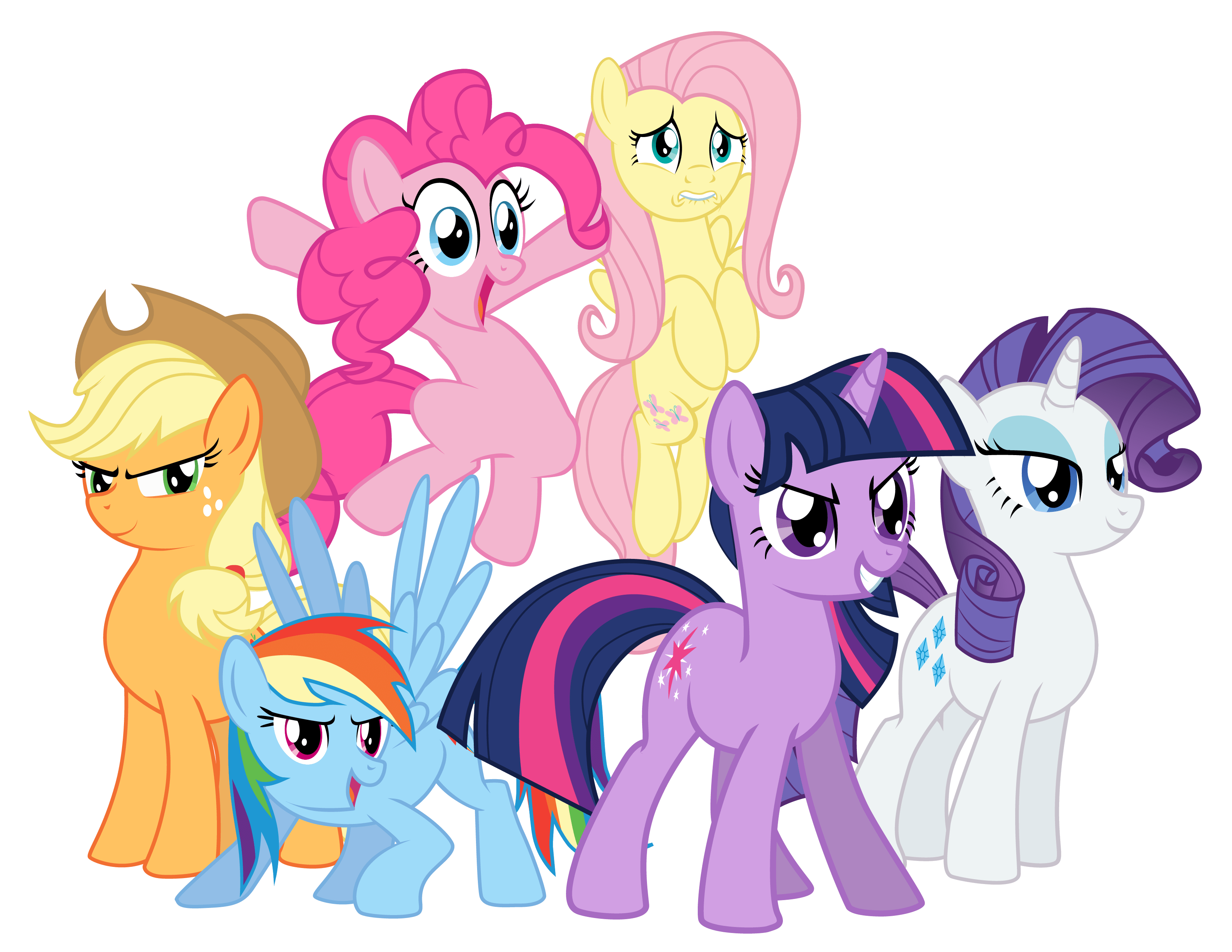 Mane Six Wallpapers - Top Free Mane Six Backgrounds - WallpaperAccess