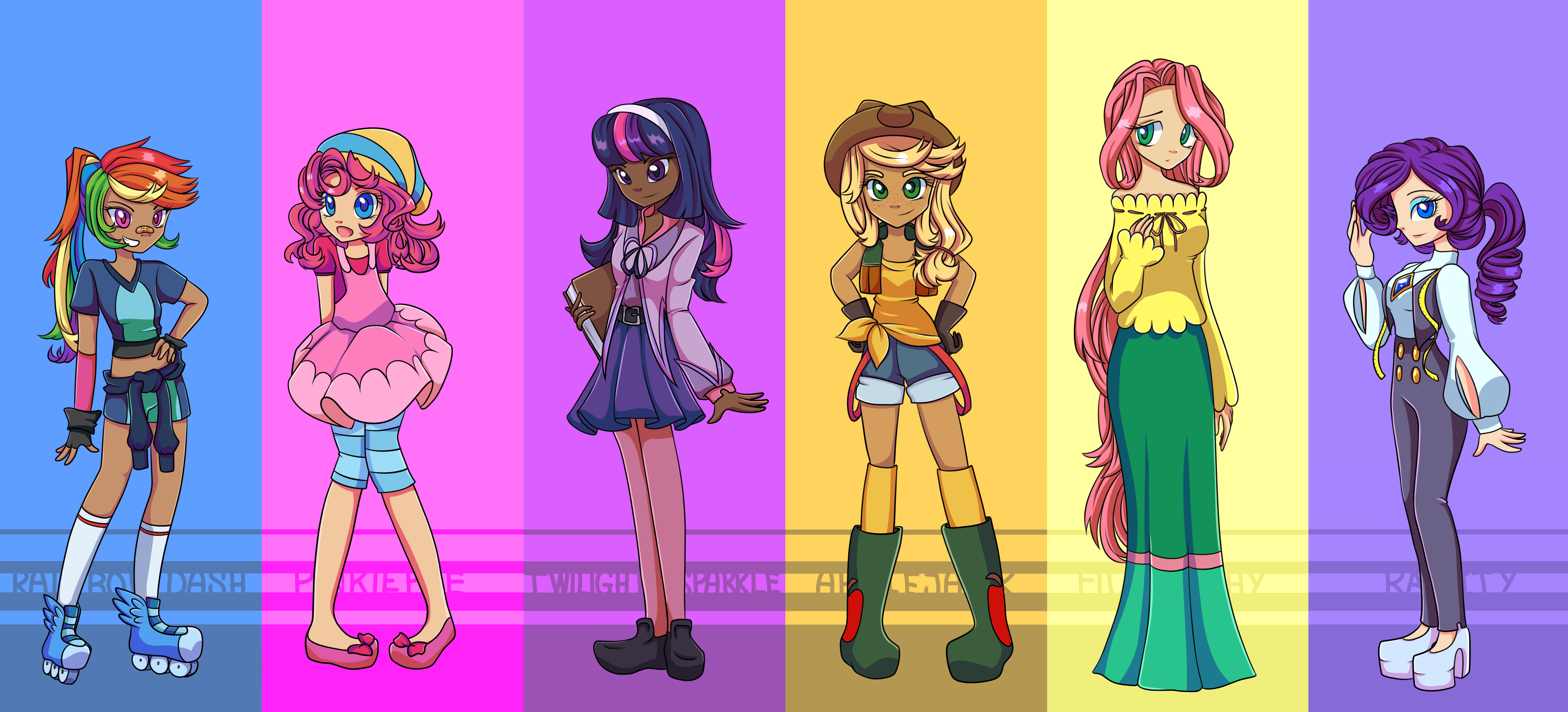 Mane Six Wallpapers - Top Free Mane Six Backgrounds - WallpaperAccess