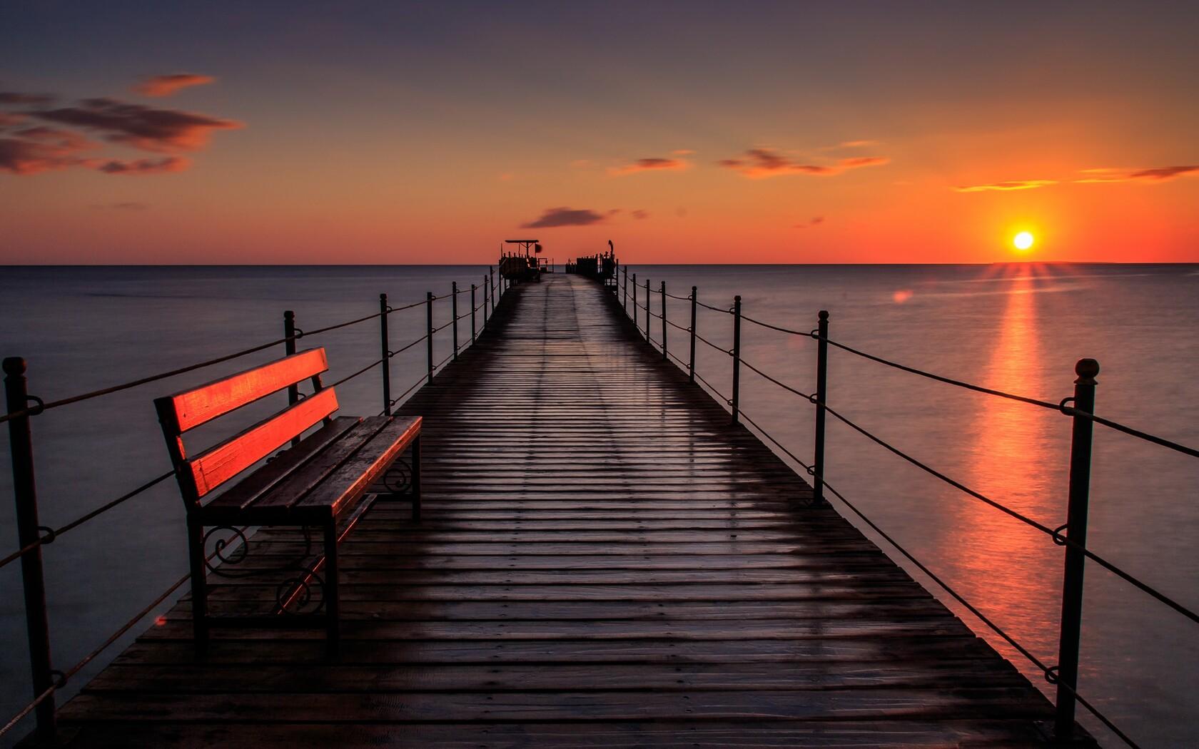 Boardwalk Sunset Wallpapers - Top Free Boardwalk Sunset Backgrounds ...