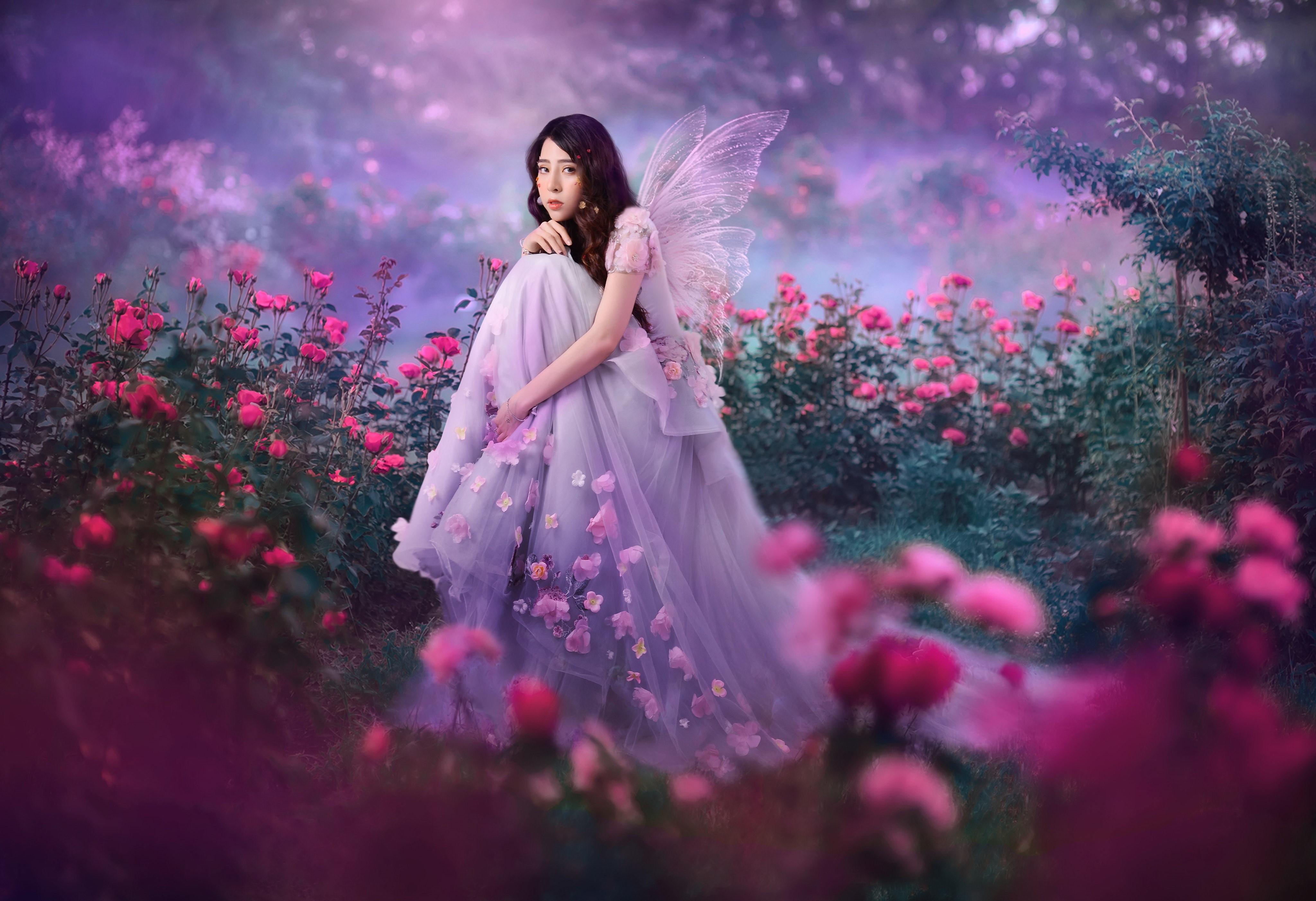 Garden Fairies Wallpapers - Top Free Garden Fairies Backgrounds - WallpaperAccess