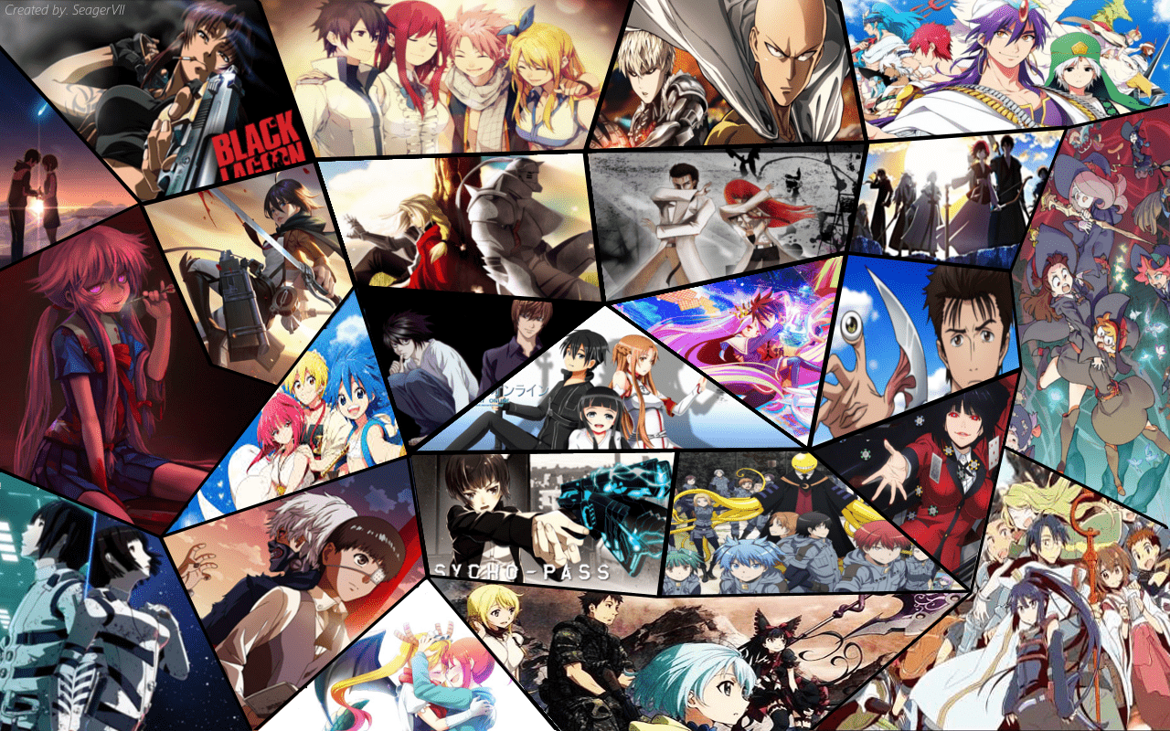 Anime Collage Aesthetic Wallpapers - Top Free Anime Collage Aesthetic ...