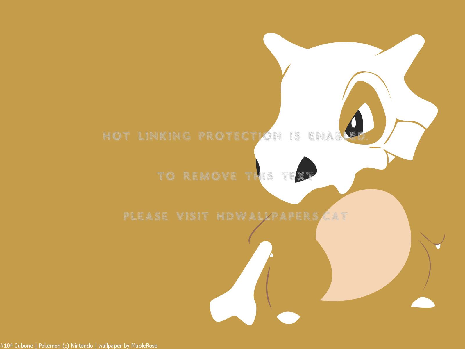Pokemon Cubone Wallpapers - Top Free Pokemon Cubone Backgrounds - WallpaperAccess