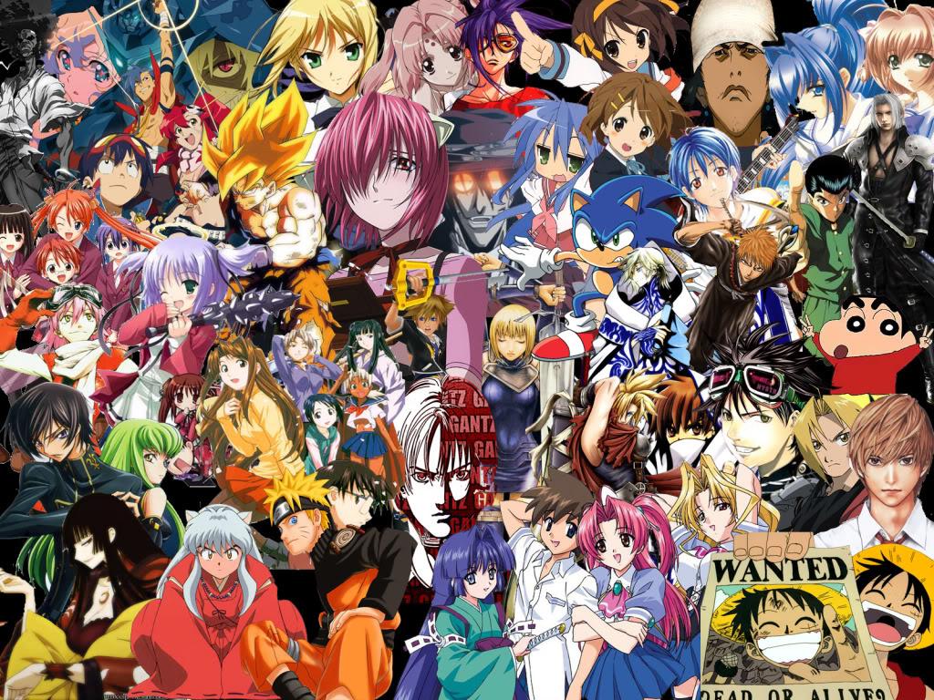 Cute Anime Collage Wallpapers - Top Free Cute Anime Collage Backgrounds ...