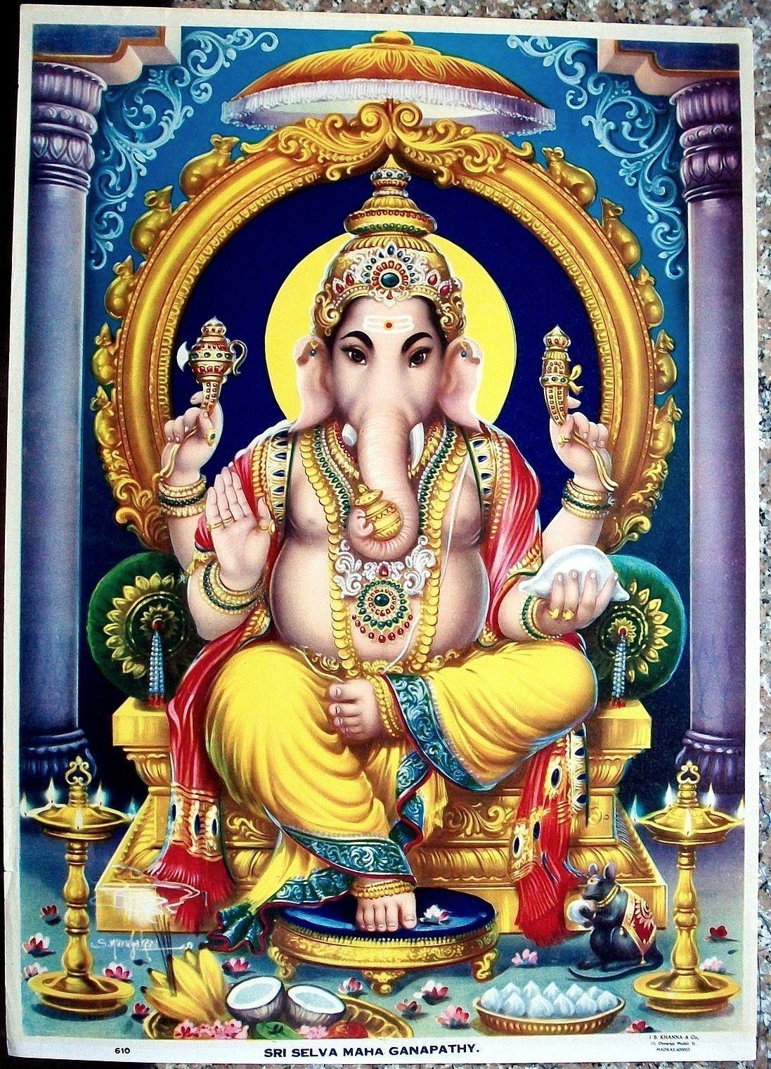 Ganapathy Wallpapers - Top Free Ganapathy Backgrounds - WallpaperAccess