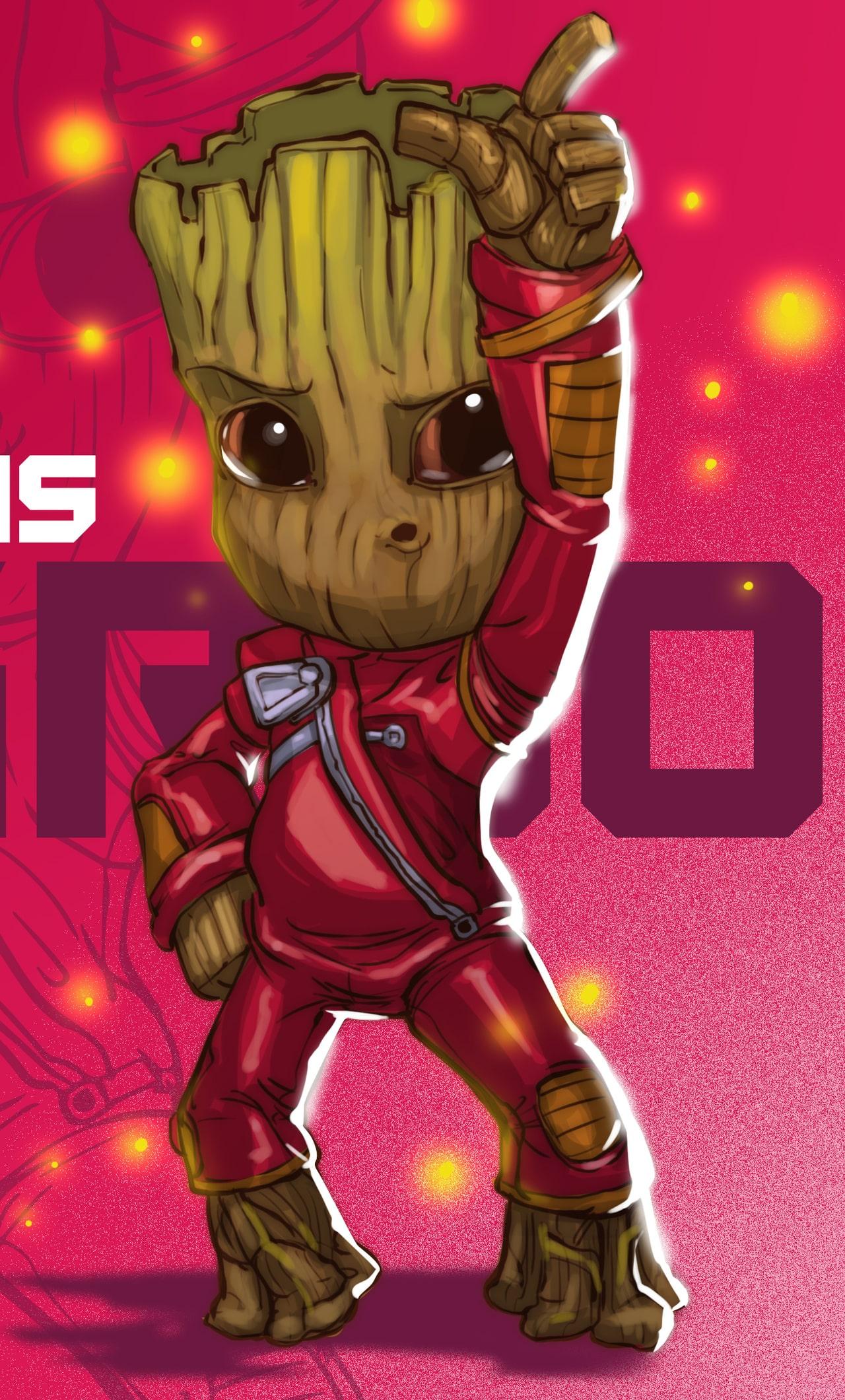 Baby Groot Dancing Wallpapers - Top Free Baby Groot Dancing Backgrounds ...