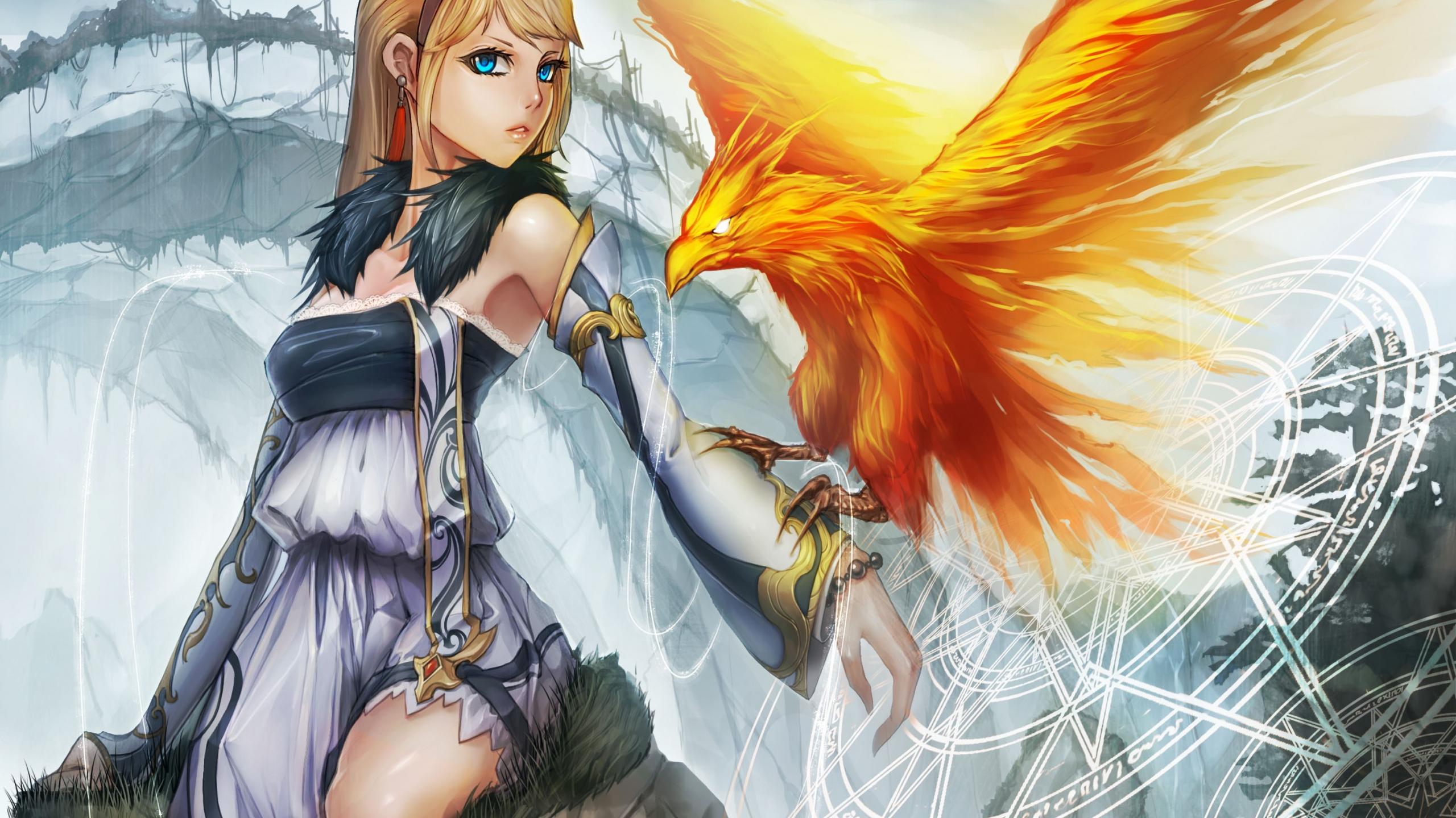 Anime Phoenix Girl Wallpapers - Top Free Anime Phoenix Girl Backgrounds ...