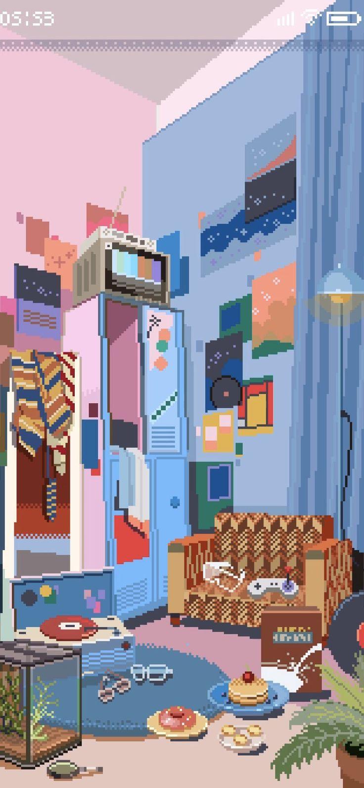 Pixel Art Blue Wallpapers - Top Free Pixel Art Blue Backgrounds ...