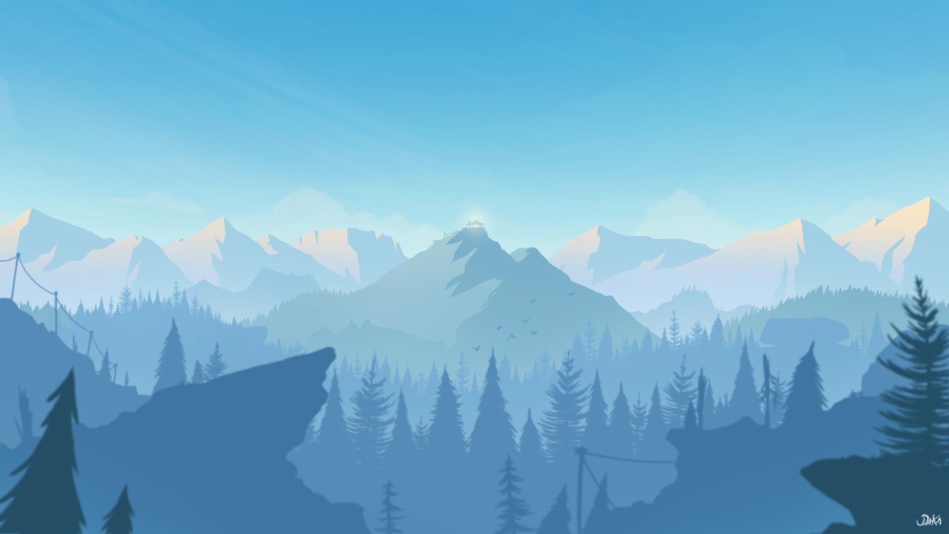 Blue Firewatch Wallpapers - Top Free Blue Firewatch Backgrounds ...