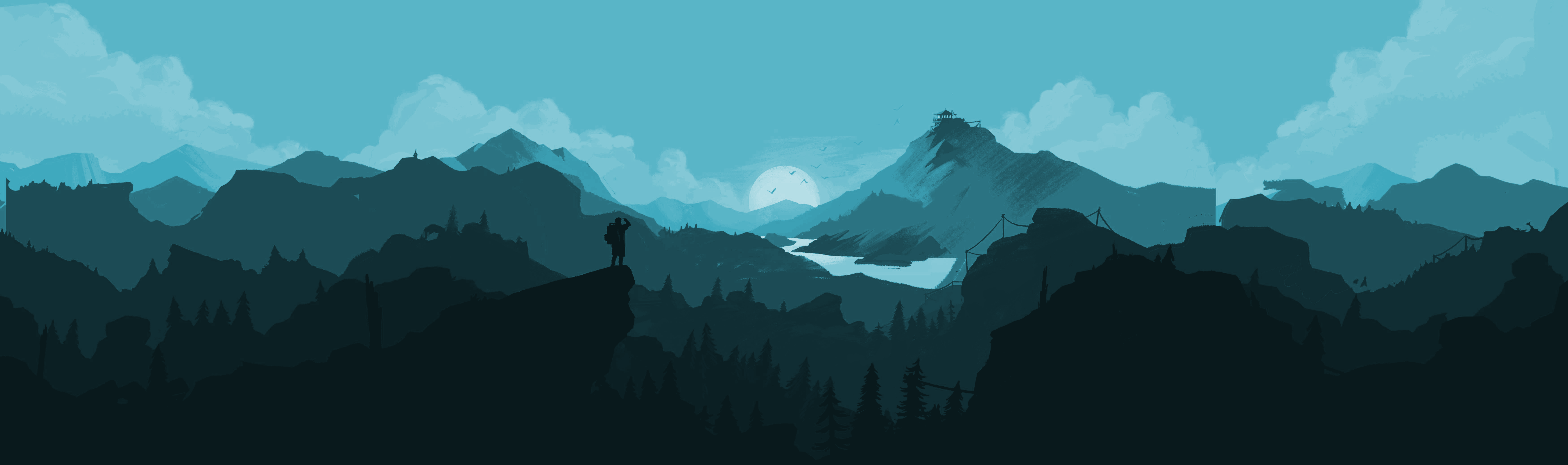 Blue Firewatch Wallpapers - Top Free Blue Firewatch Backgrounds ...