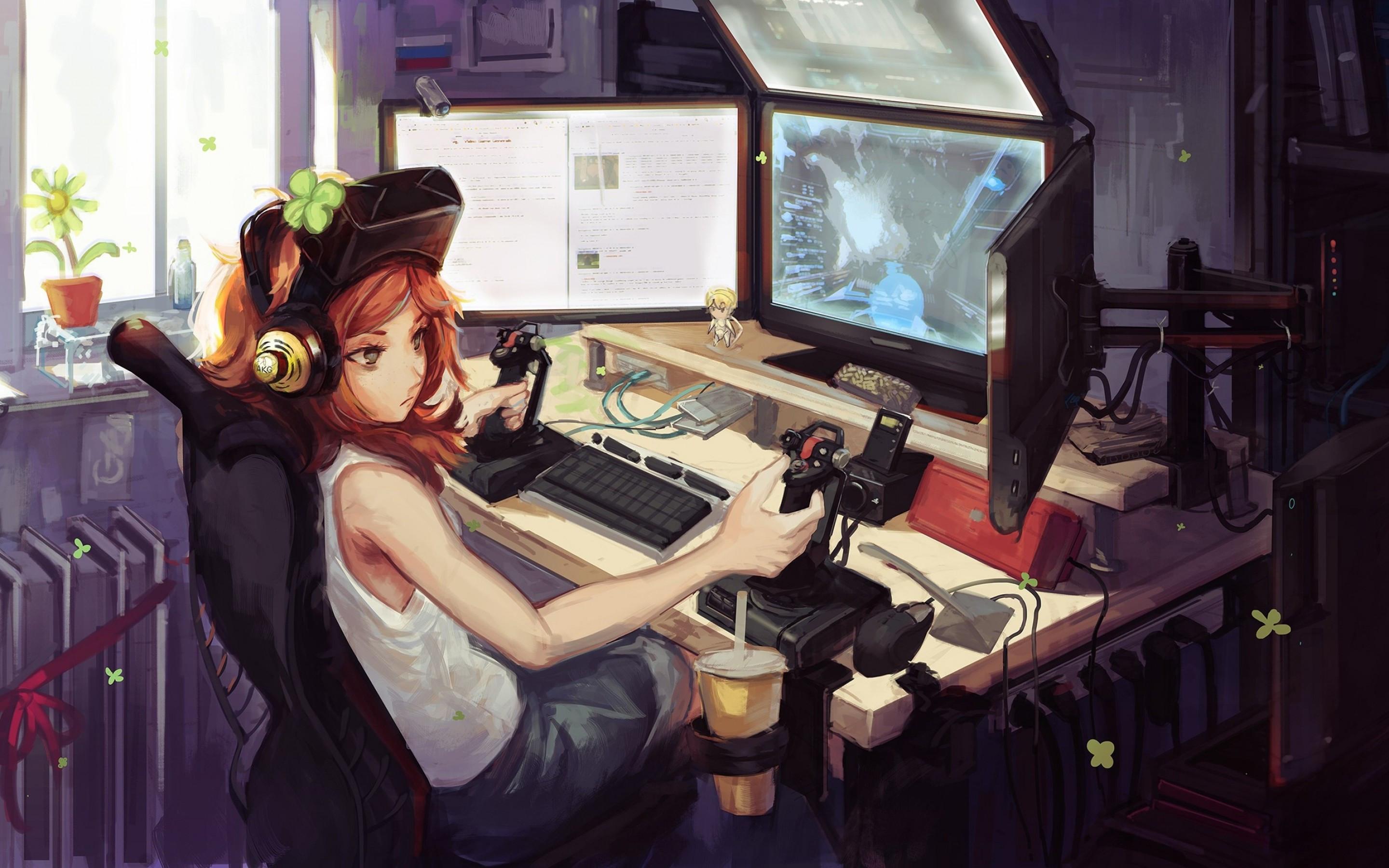 Anime Gamer Room Wallpapers - Top Free Anime Gamer Room Backgrounds ...