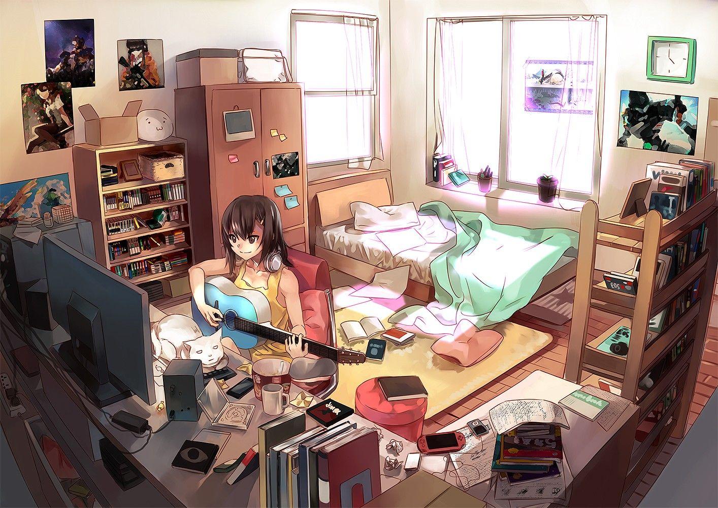 Anime Gamer Room Wallpapers - Top Free Anime Gamer Room Backgrounds ...