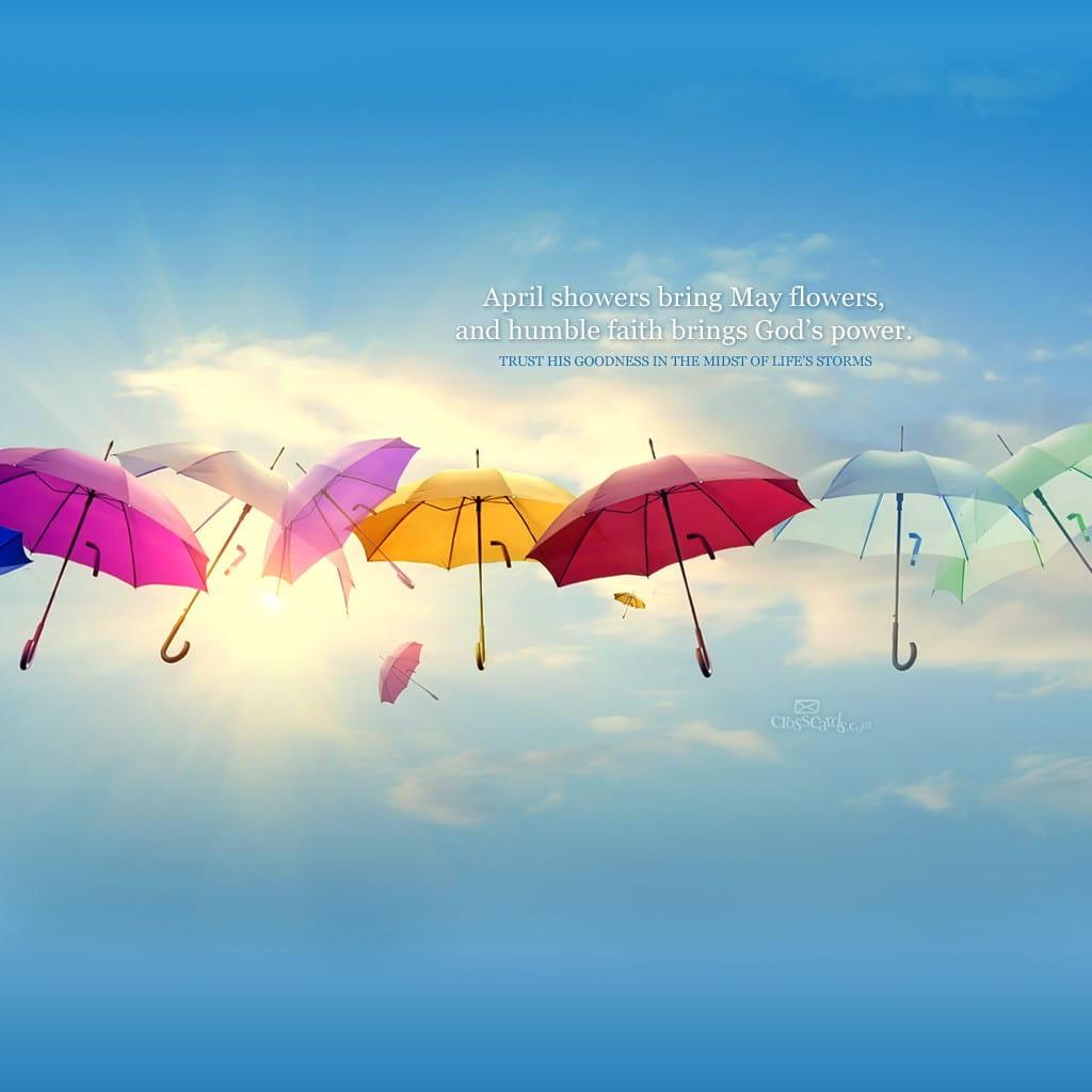 April Showers Desktop Wallpapers And Backgrounds HD Wallpaper: April