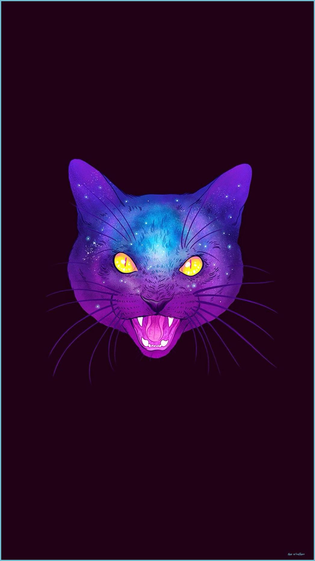 Purple Cat Wallpapers - Top Free Purple Cat Backgrounds - WallpaperAccess