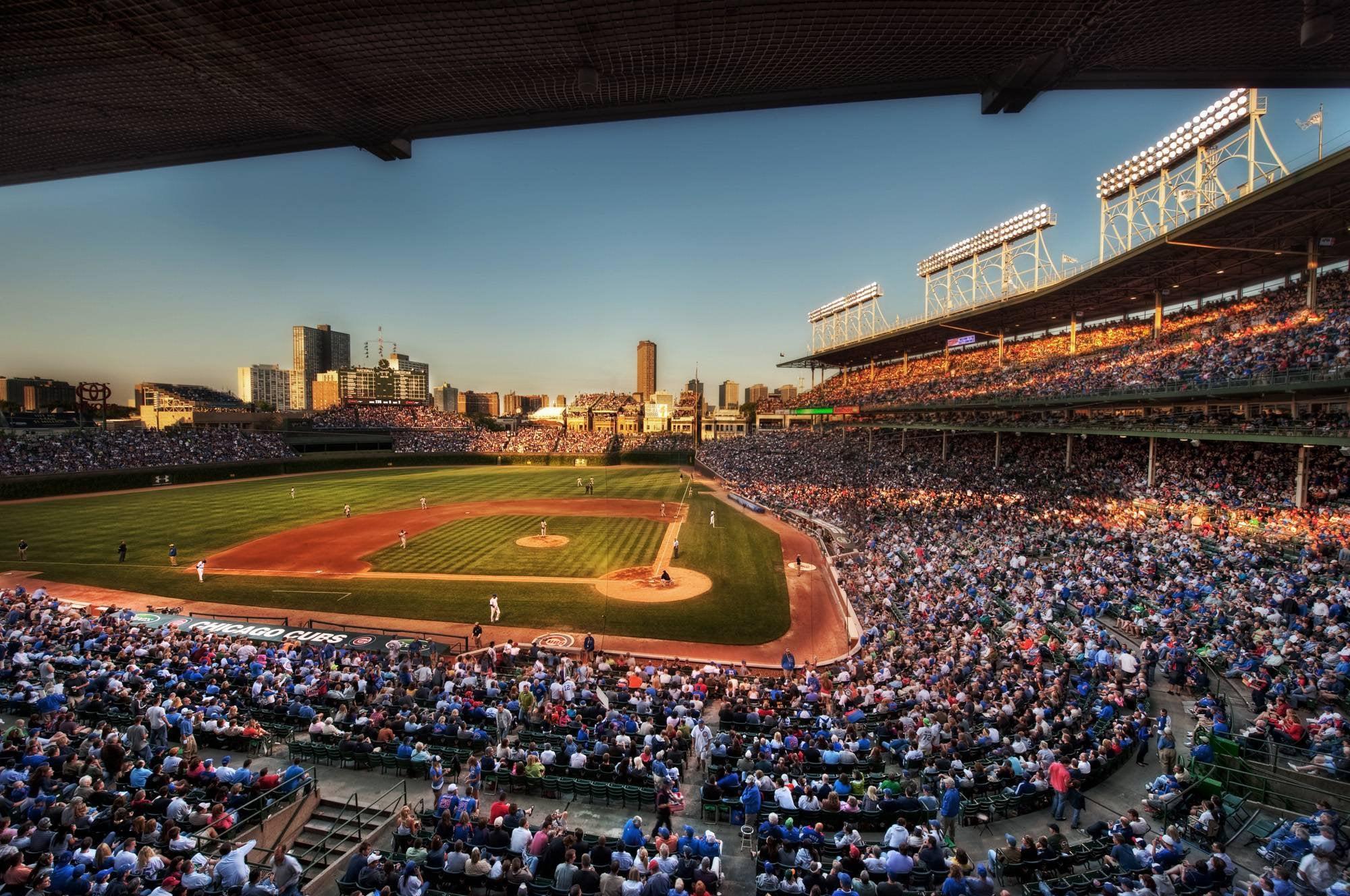 Wrigley Field Night Wallpapers - Top Free Wrigley Field Night ...