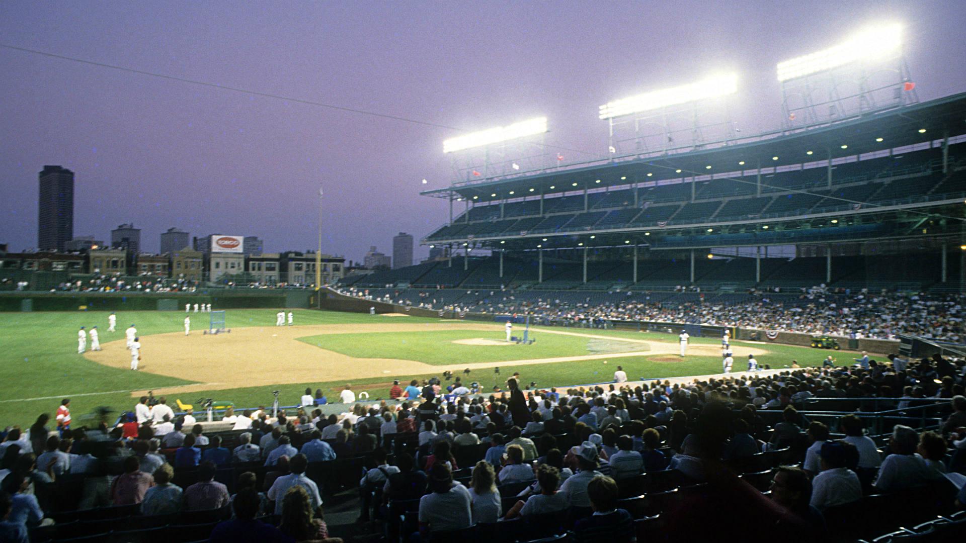 Wrigley Field Night Wallpapers - Top Free Wrigley Field Night ...