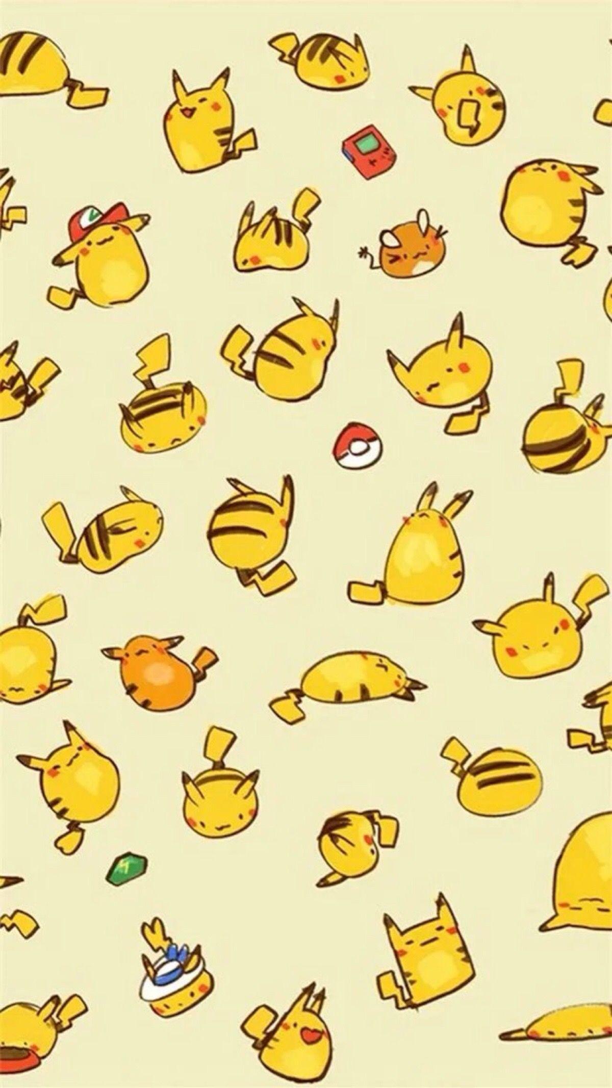 Pikachu Pattern Wallpapers - Top Free Pikachu Pattern Backgrounds ...