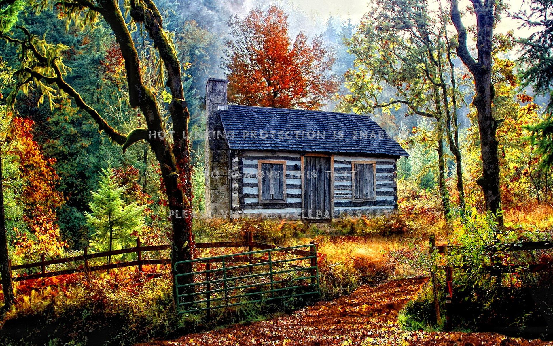 Fall Cabin Wallpapers - Top Free Fall Cabin Backgrounds - WallpaperAccess