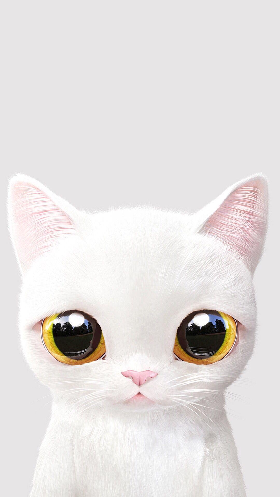 Cute Cartoon Cat iPhone Wallpapers - Top Free Cute Cartoon Cat iPhone ...