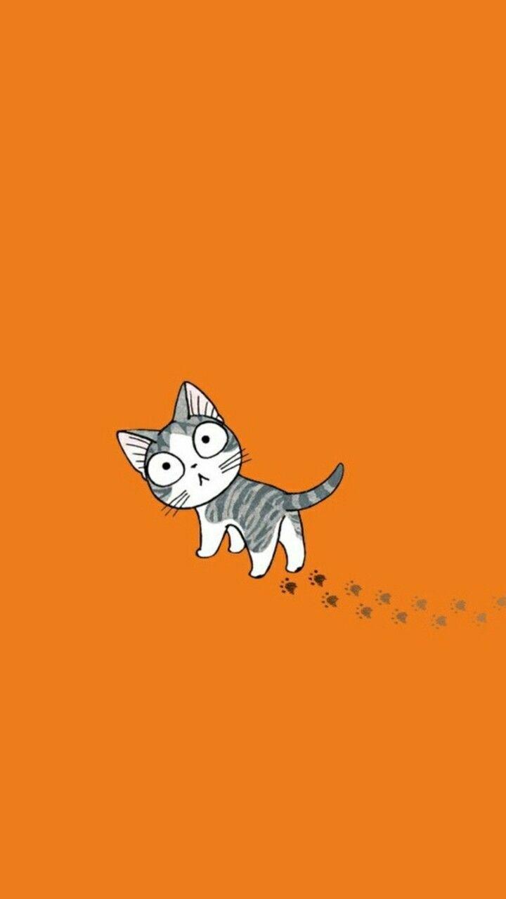 Cute Cartoon Cat iPhone Wallpapers - Top Free Cute Cartoon Cat iPhone ...