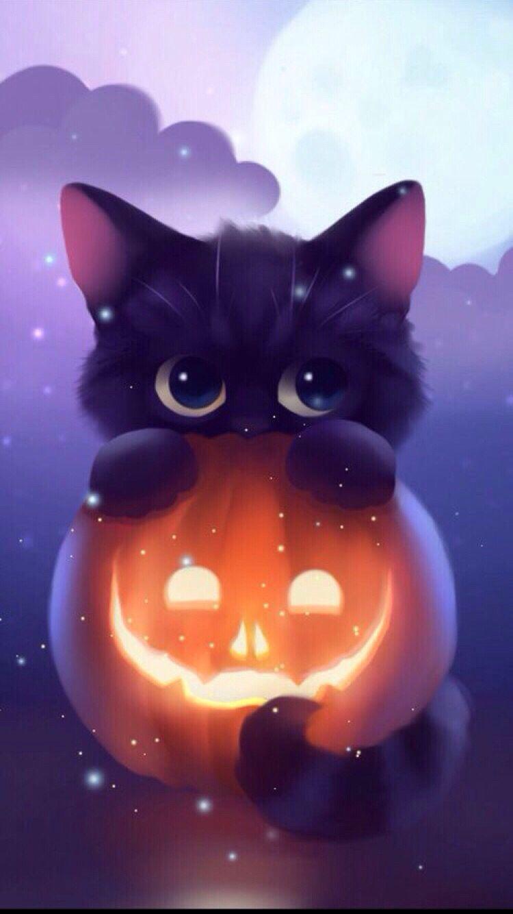 Cute Aesthetic Halloween Wallpapers - Top Free Cute Aesthetic Halloween ...