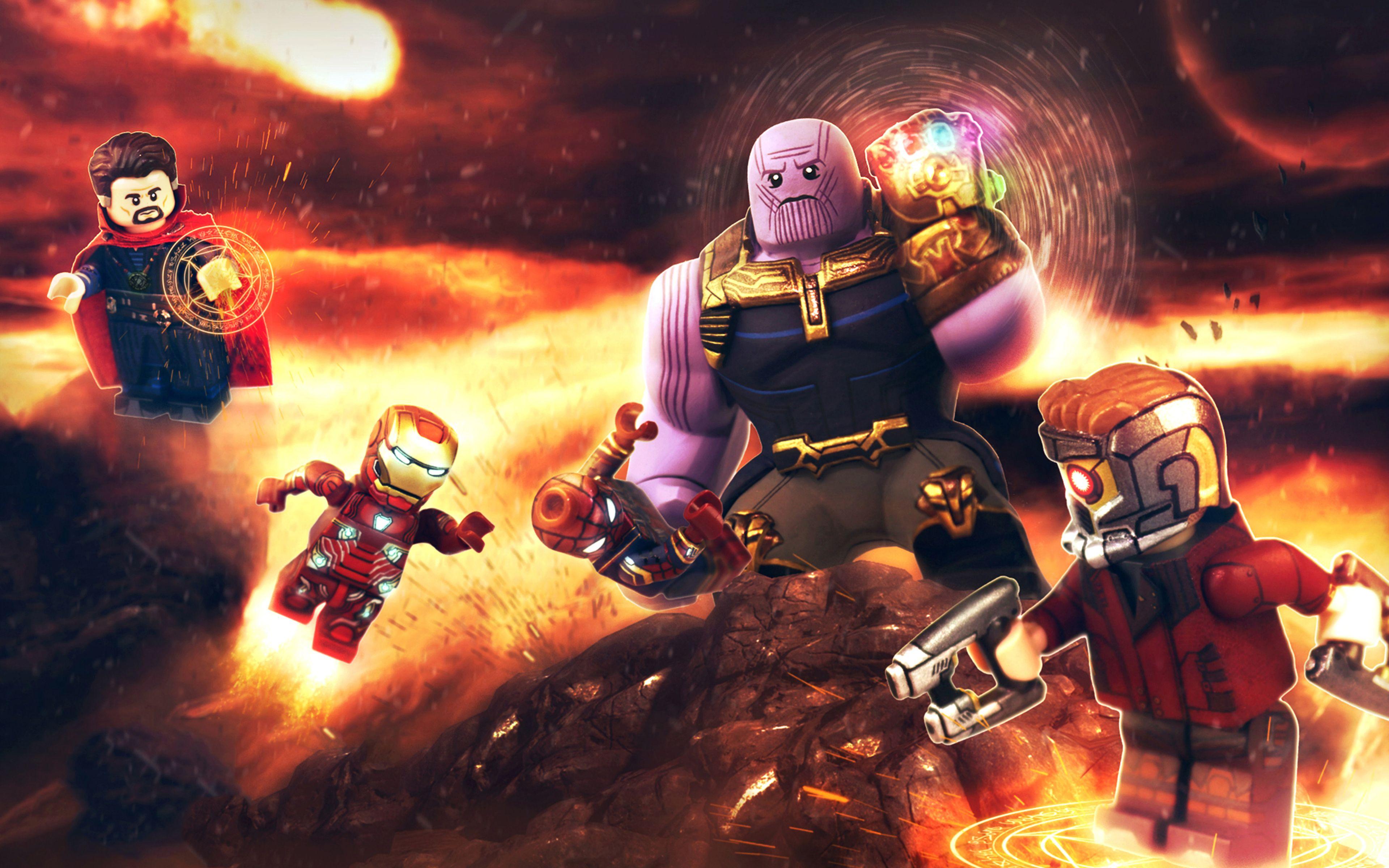 LEGO Thanos Wallpapers - Top Free LEGO Thanos Backgrounds - WallpaperAccess