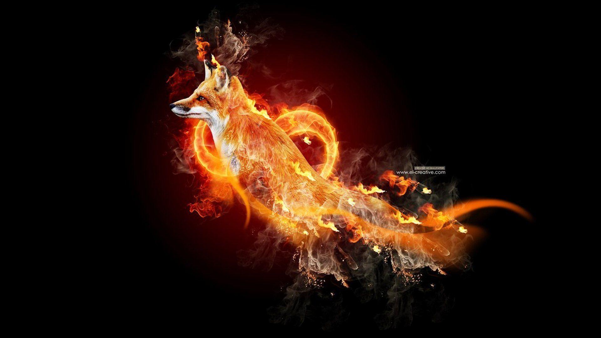 Flaming Fox Wallpapers - Top Free Flaming Fox Backgrounds - WallpaperAccess