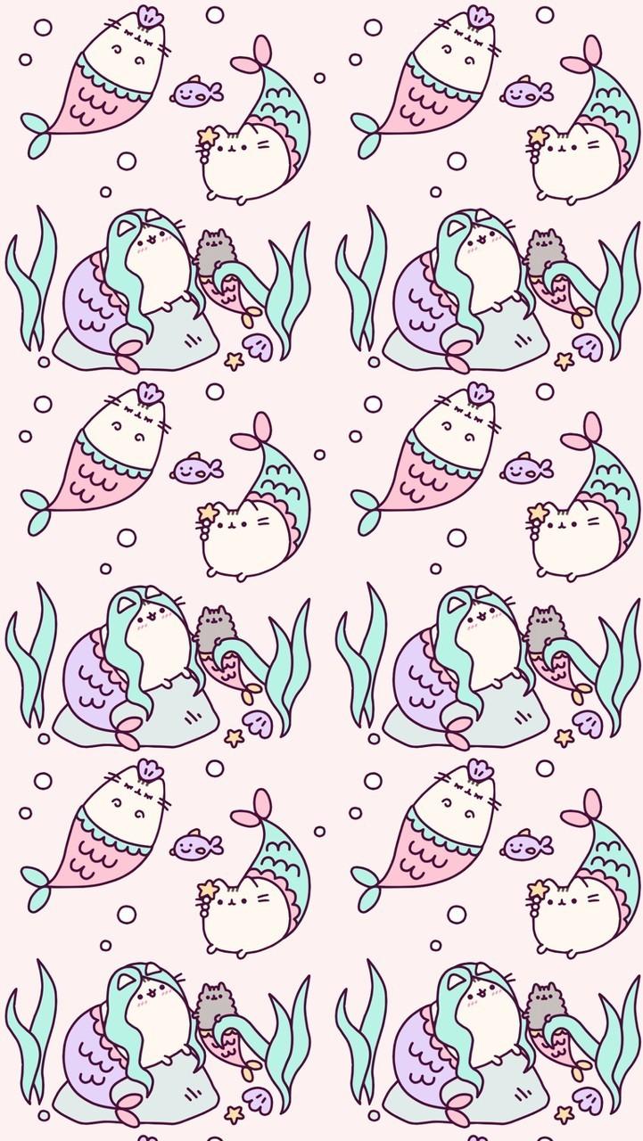 Cartoon Cat Pattern Wallpapers - Top Free Cartoon Cat Pattern ...