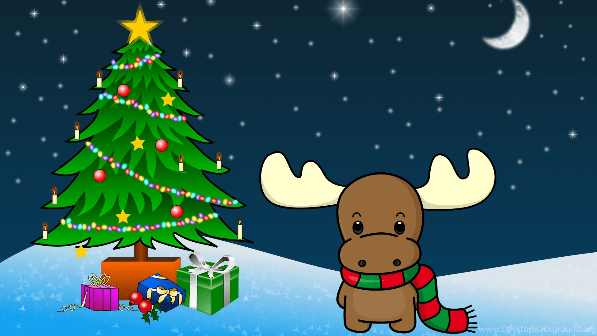Christmas Moose Wallpapers - Top Free Christmas Moose Backgrounds ...