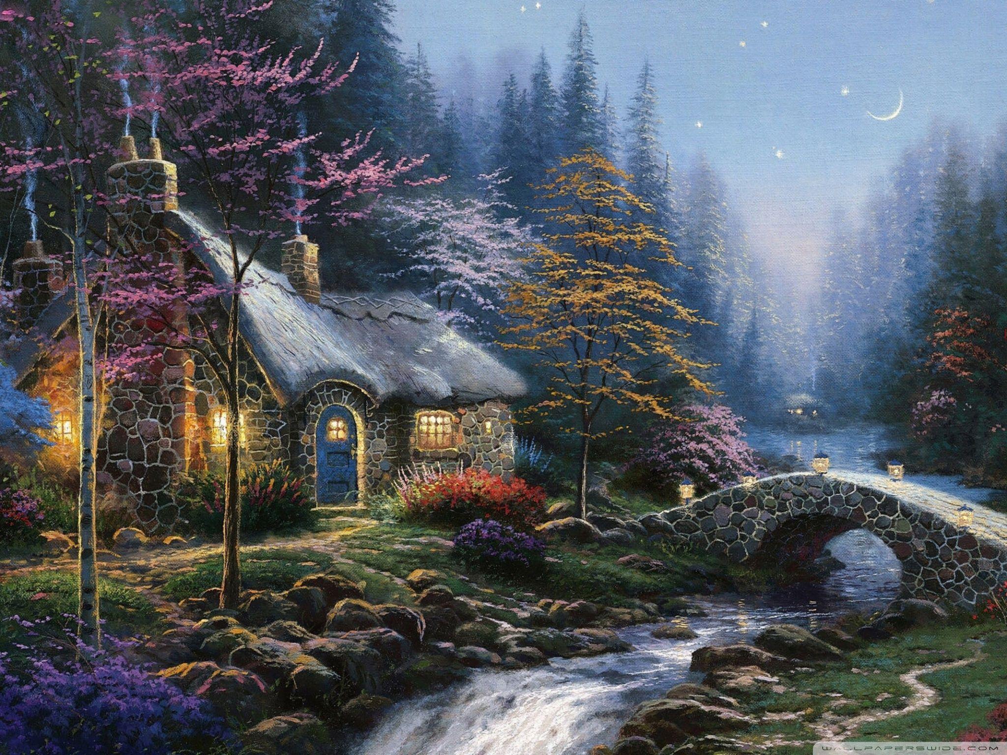 Cottage Wallpapers - Top Free Cottage Backgrounds - WallpaperAccess