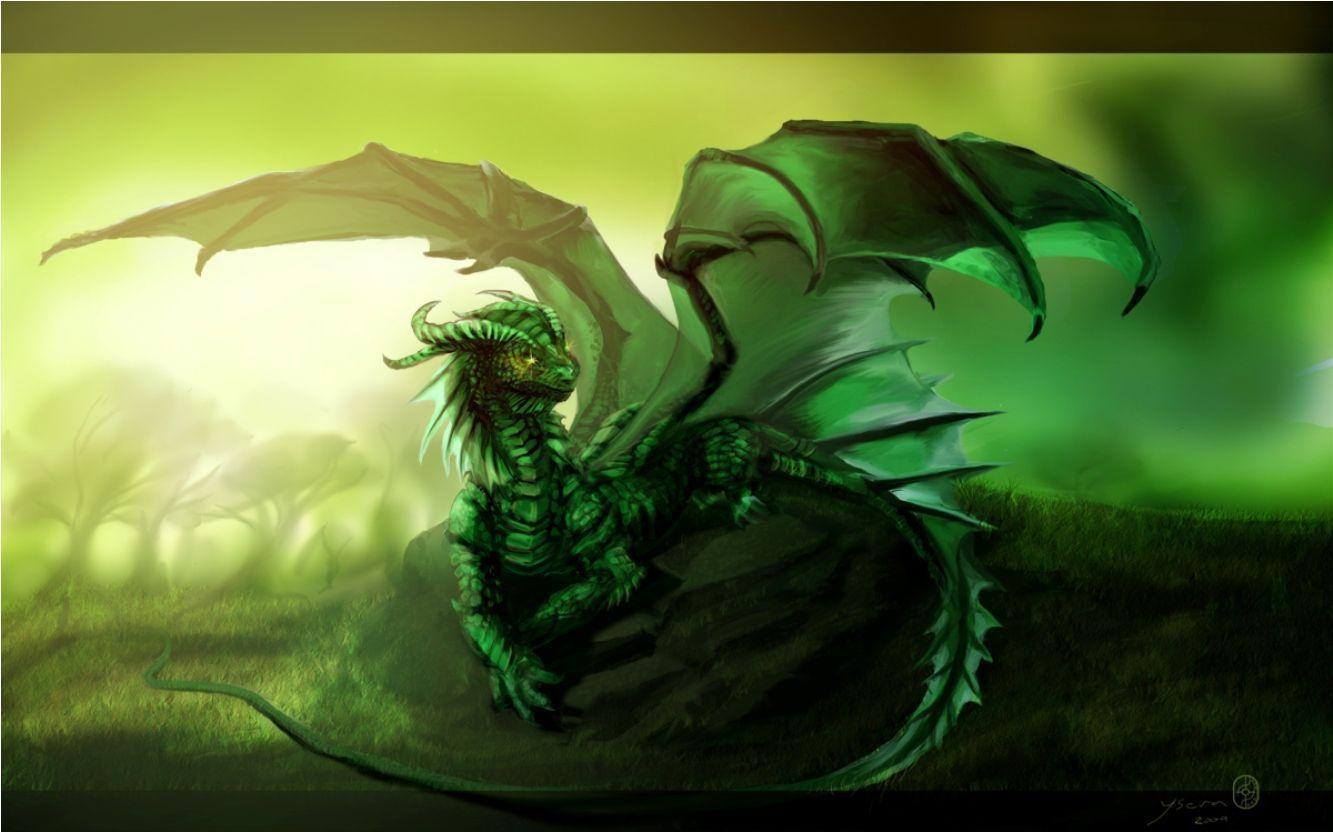 Awesome Green Dragon Wallpapers - Top Free Awesome Green Dragon ...