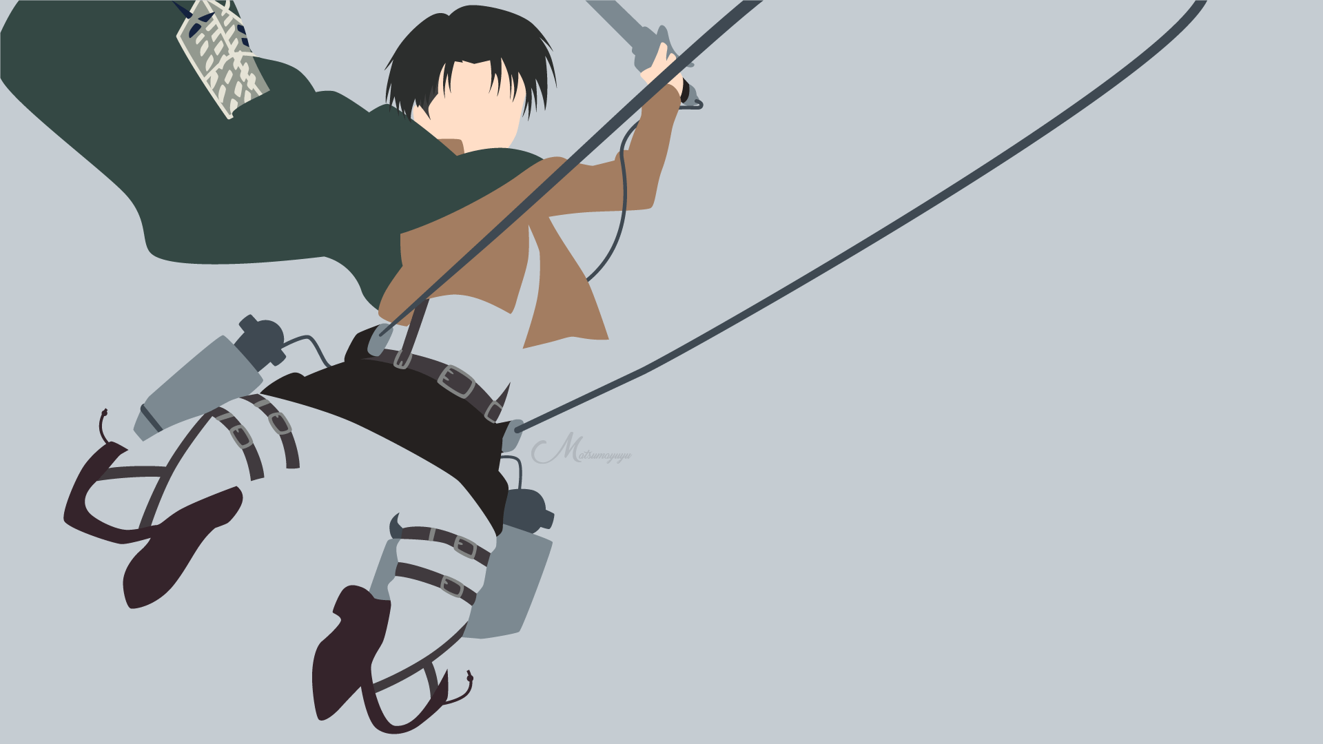 Levi Ackerman Minimalist Wallpapers - Top Free Levi Ackerman Minimalist ...