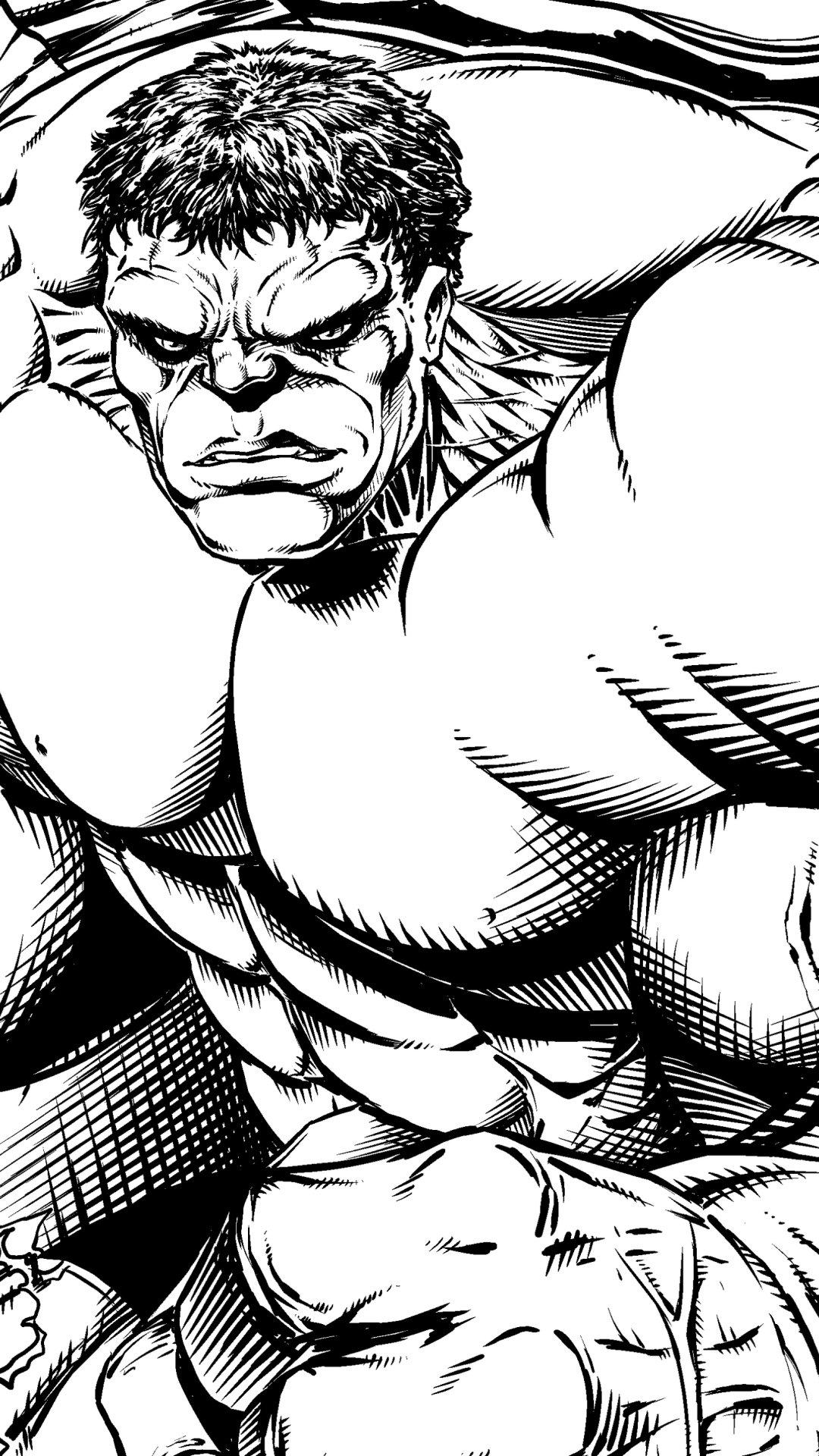 Hulk Black and White Wallpapers - Top Free Hulk Black and White ...