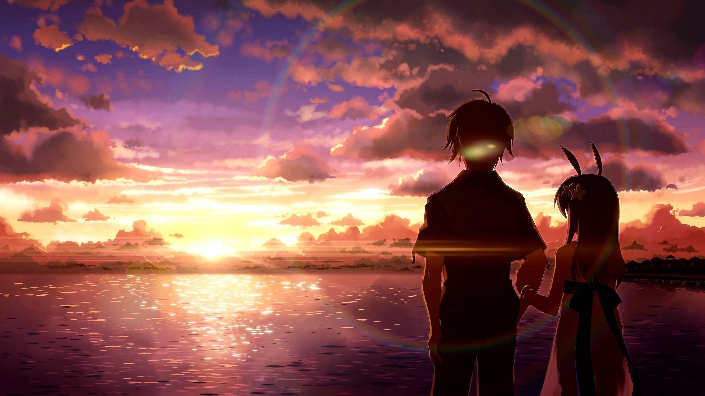 Sunset Anime HD Wallpapers - Top Free Sunset Anime HD Backgrounds ...
