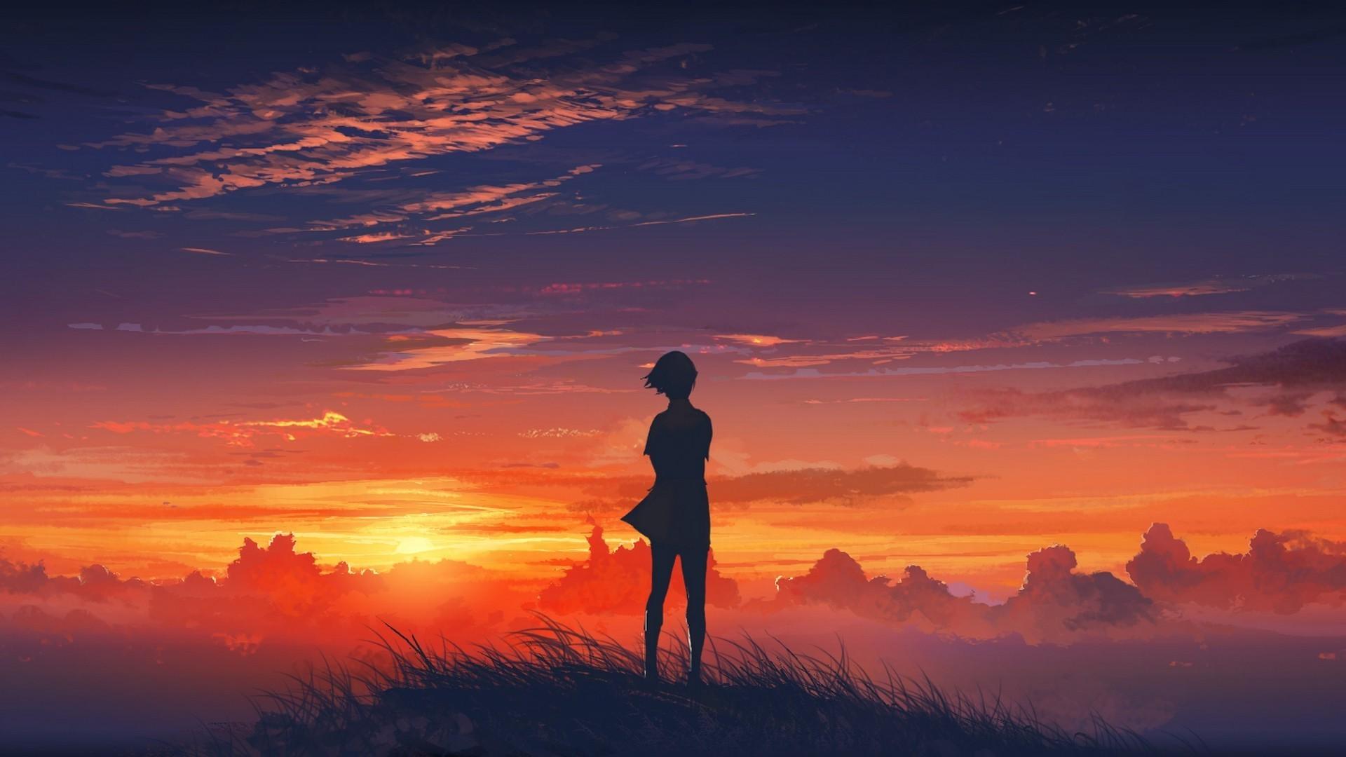 Sunset Anime HD Wallpapers - Top Free Sunset Anime HD Backgrounds ...