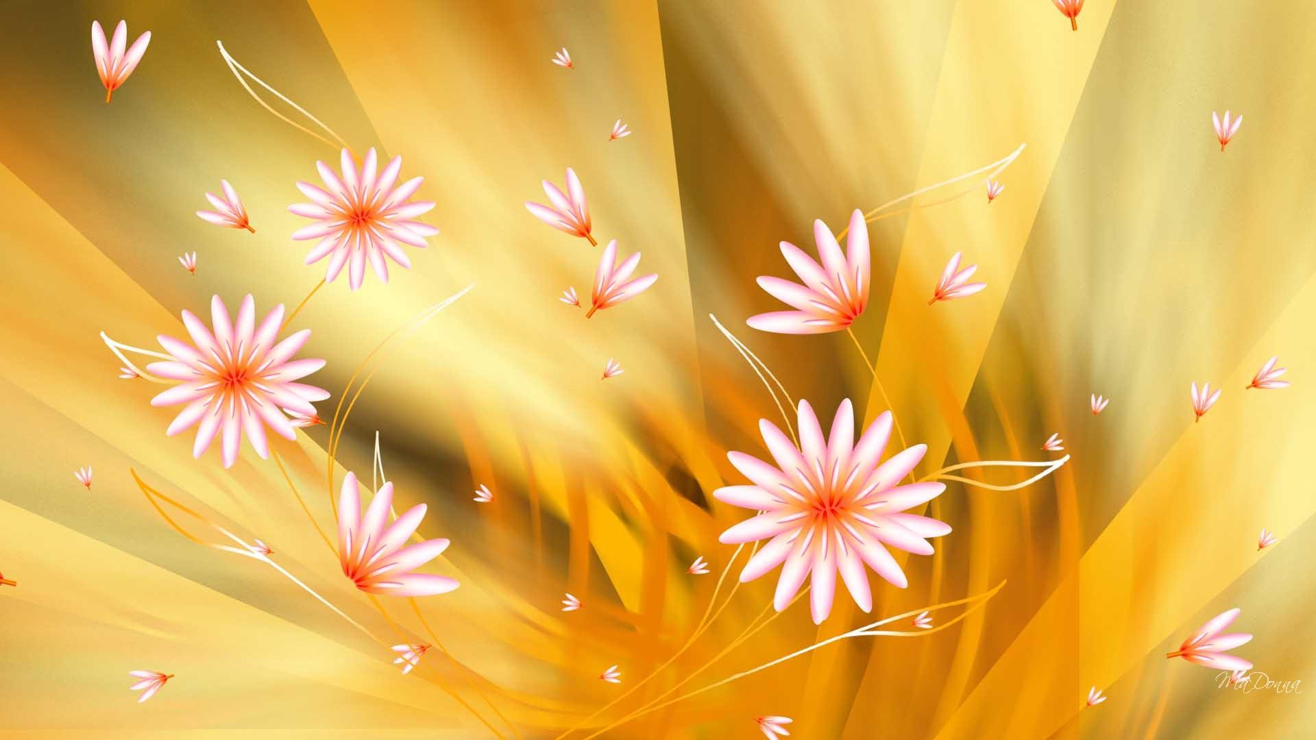Abstract Flowers Wallpapers - Top Free Abstract Flowers Backgrounds ...