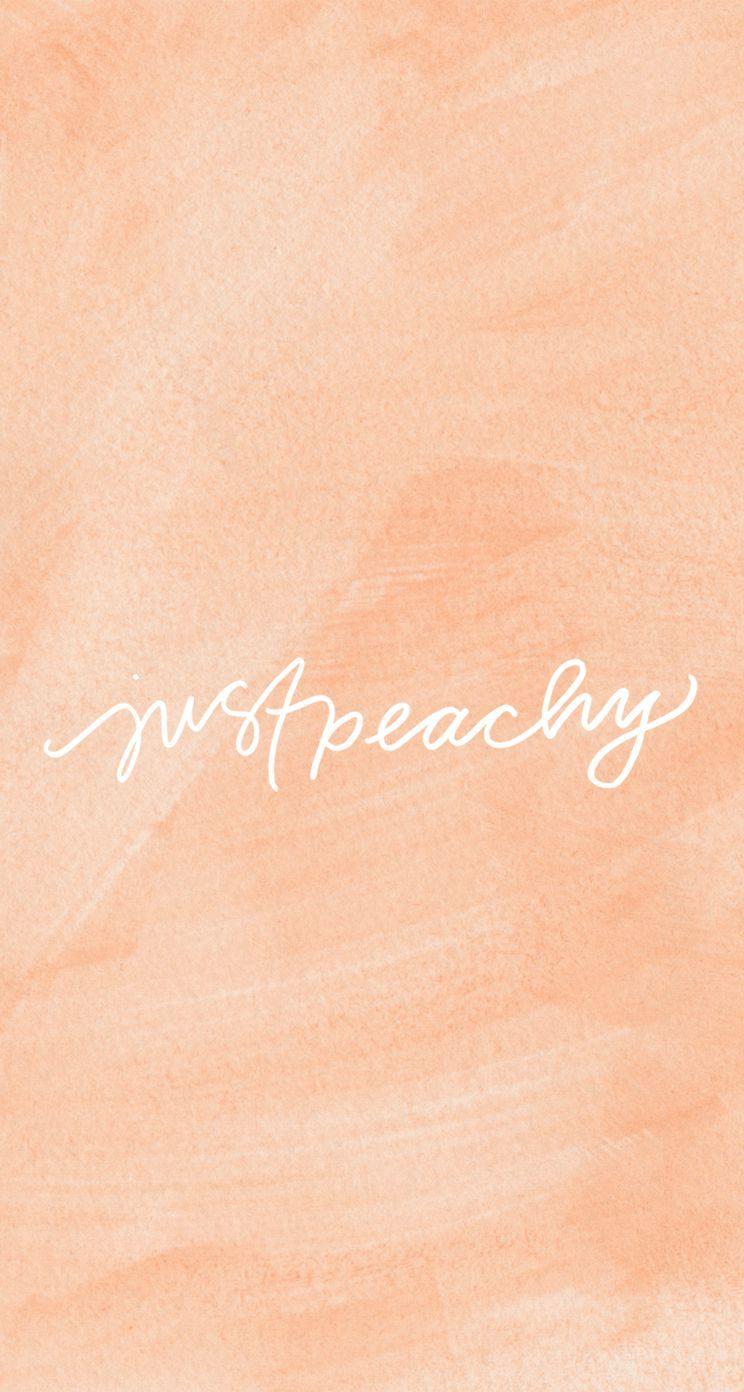 Peach Phone Wallpapers - Top Free Peach Phone Backgrounds - WallpaperAccess