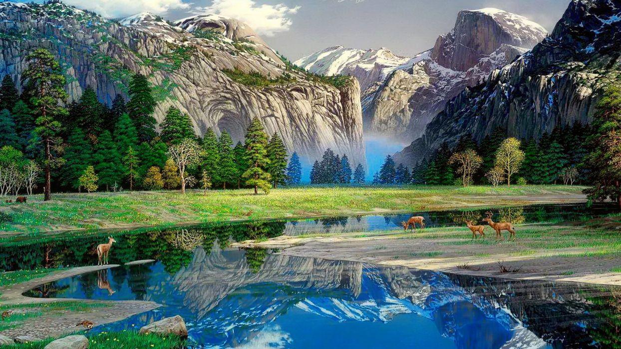 Deer Mountain Wallpapers - Top Free Deer Mountain Backgrounds ...