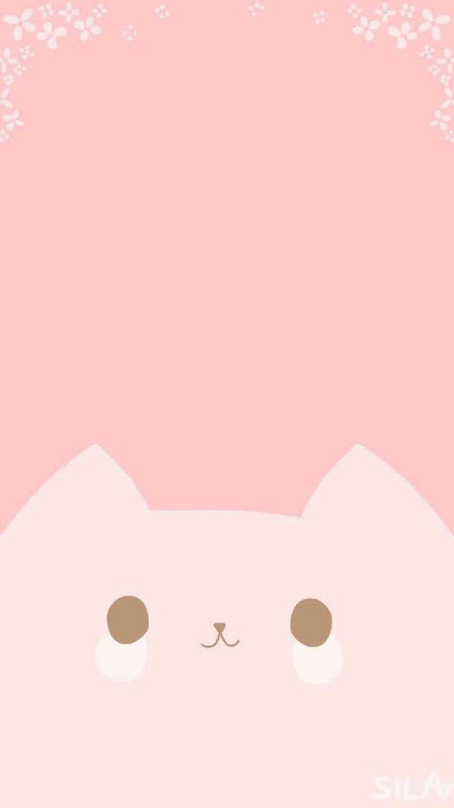 Cat Pink Kawaii Wallpapers - Top Free Cat Pink Kawaii Backgrounds ...