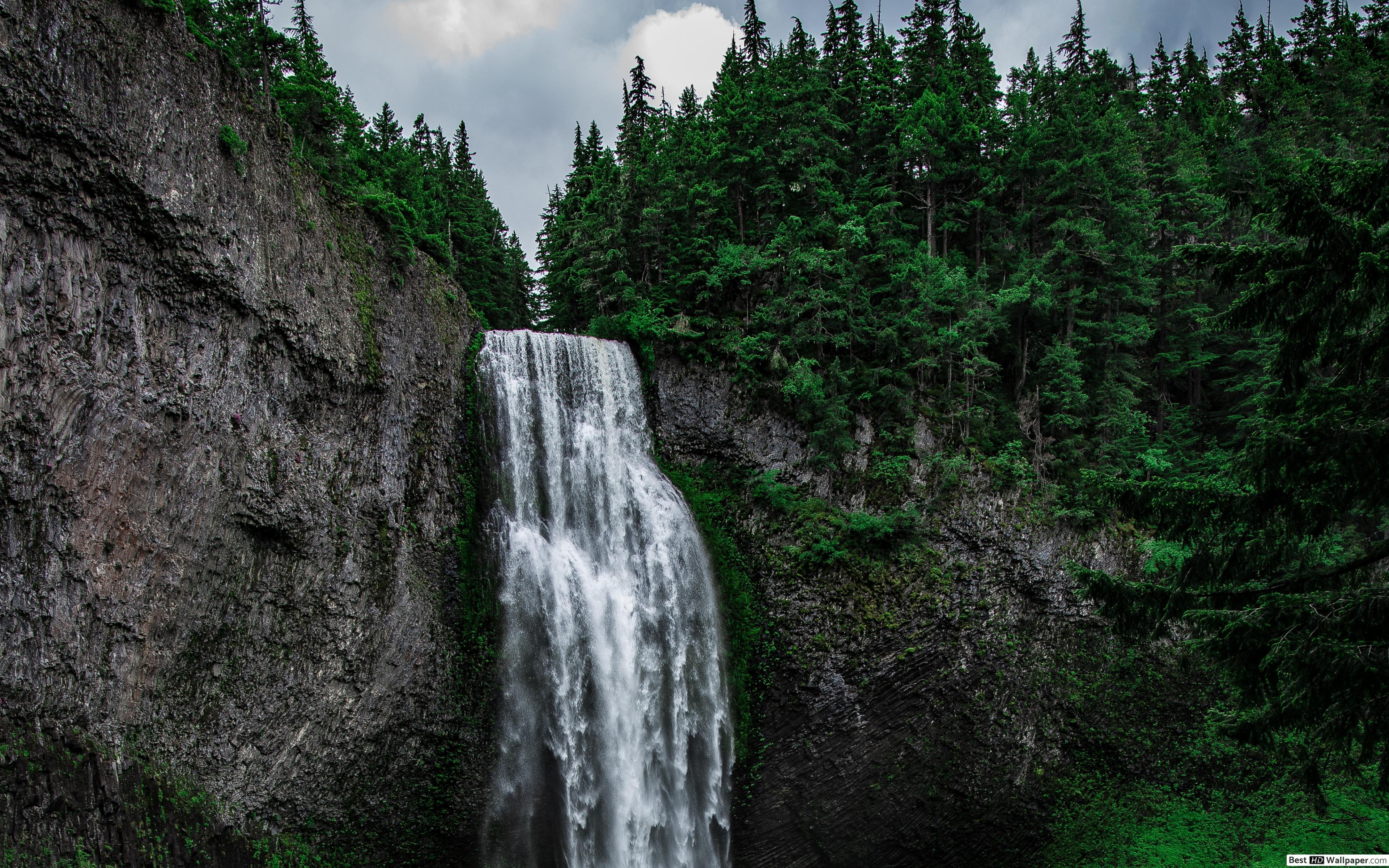 Night Waterfall Wallpapers - Top Free Night Waterfall Backgrounds ...