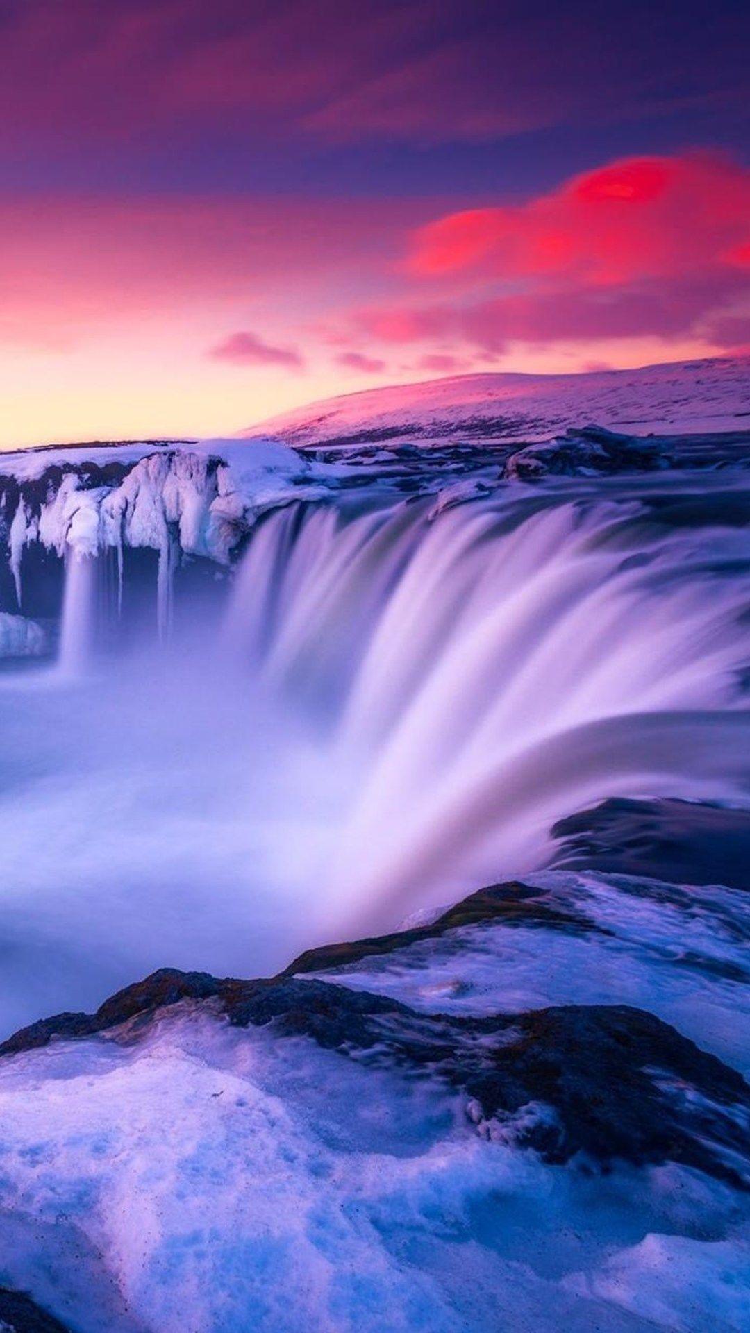 Pink Waterfall Wallpapers - Top Free Pink Waterfall Backgrounds ...