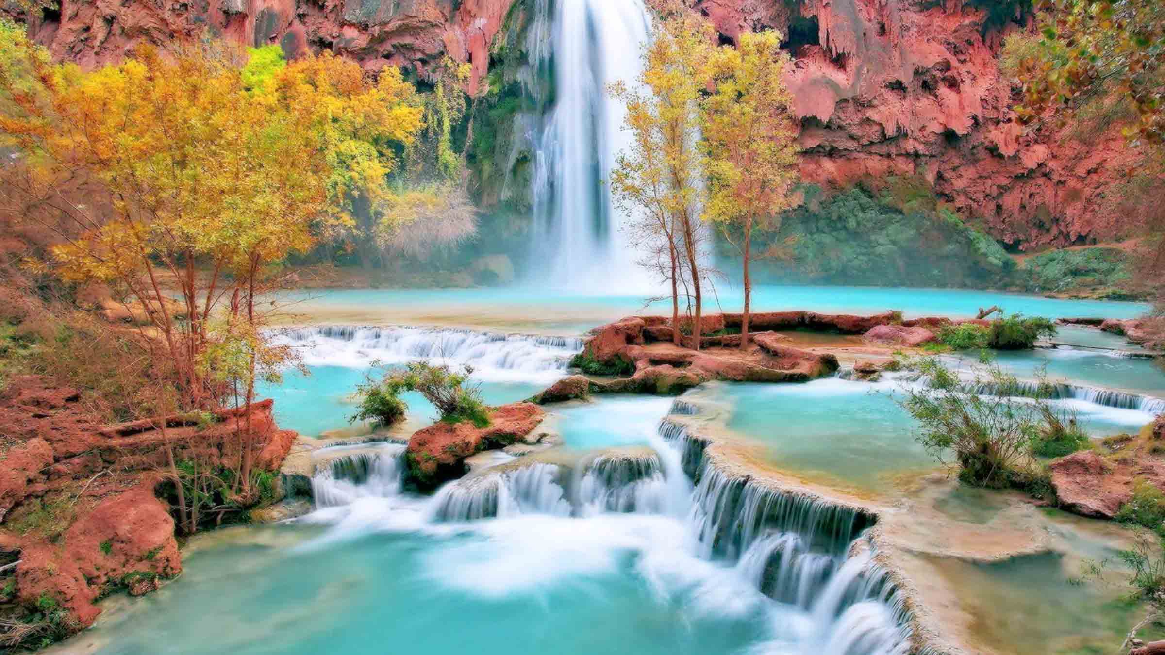 Pink Waterfall Wallpapers - Top Free Pink Waterfall Backgrounds ...