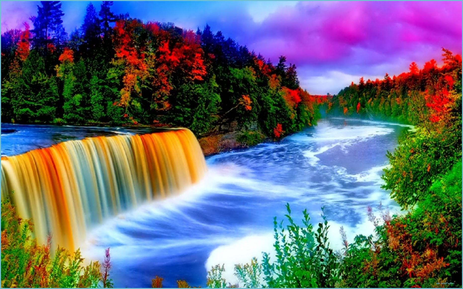 Pink Waterfall Wallpapers - Top Free Pink Waterfall Backgrounds ...