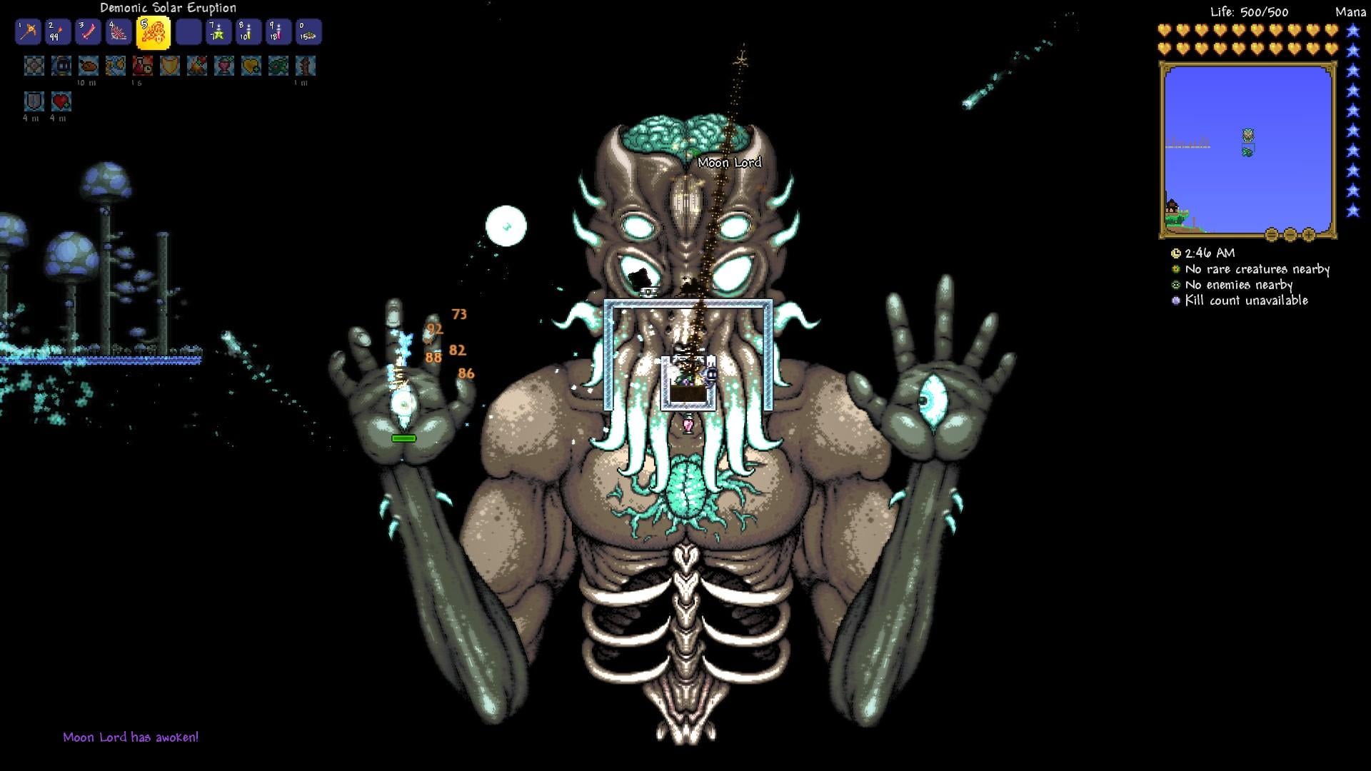 Terraria Moon Lord Wallpapers On Wallpaperdog