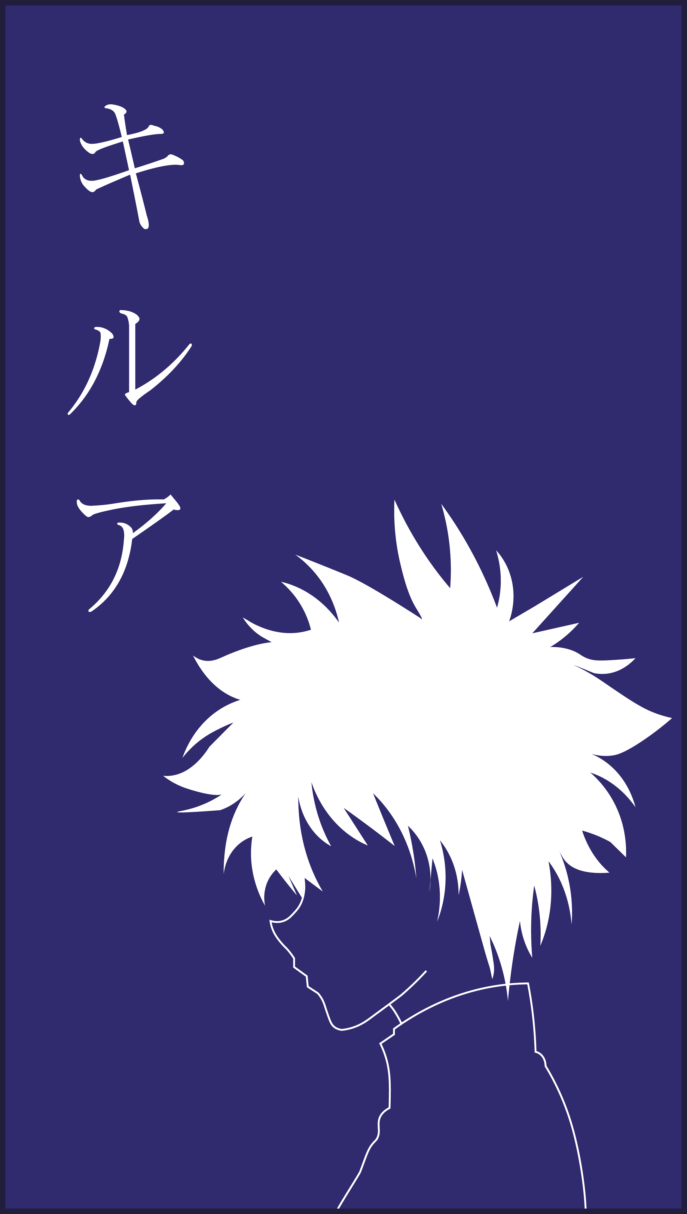 Killua Minimalist Wallpapers - Top Free Killua Minimalist Backgrounds ...